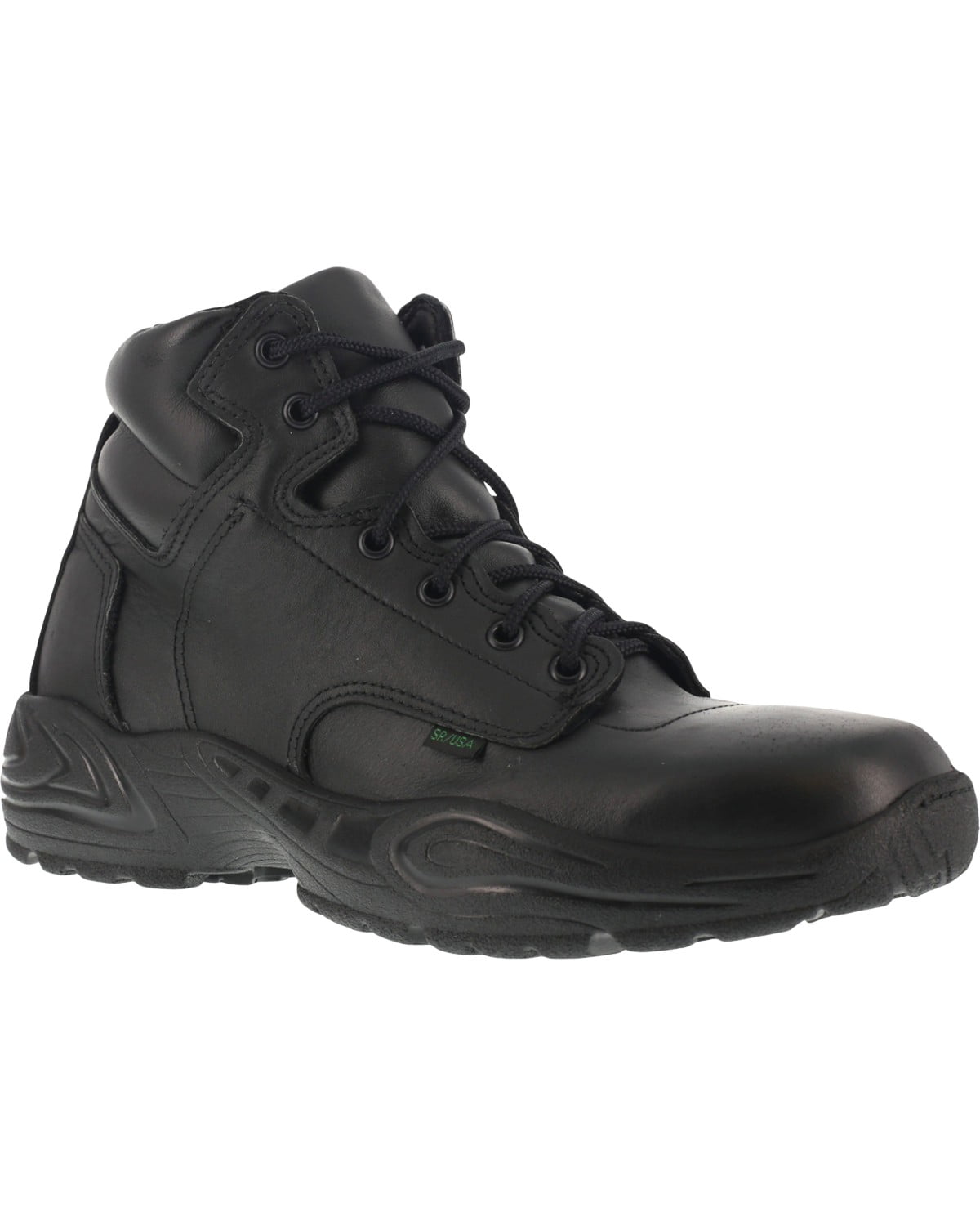Reebok Mens Black Leather Work Boots Postal Express 6in Goretex 7 M ...
