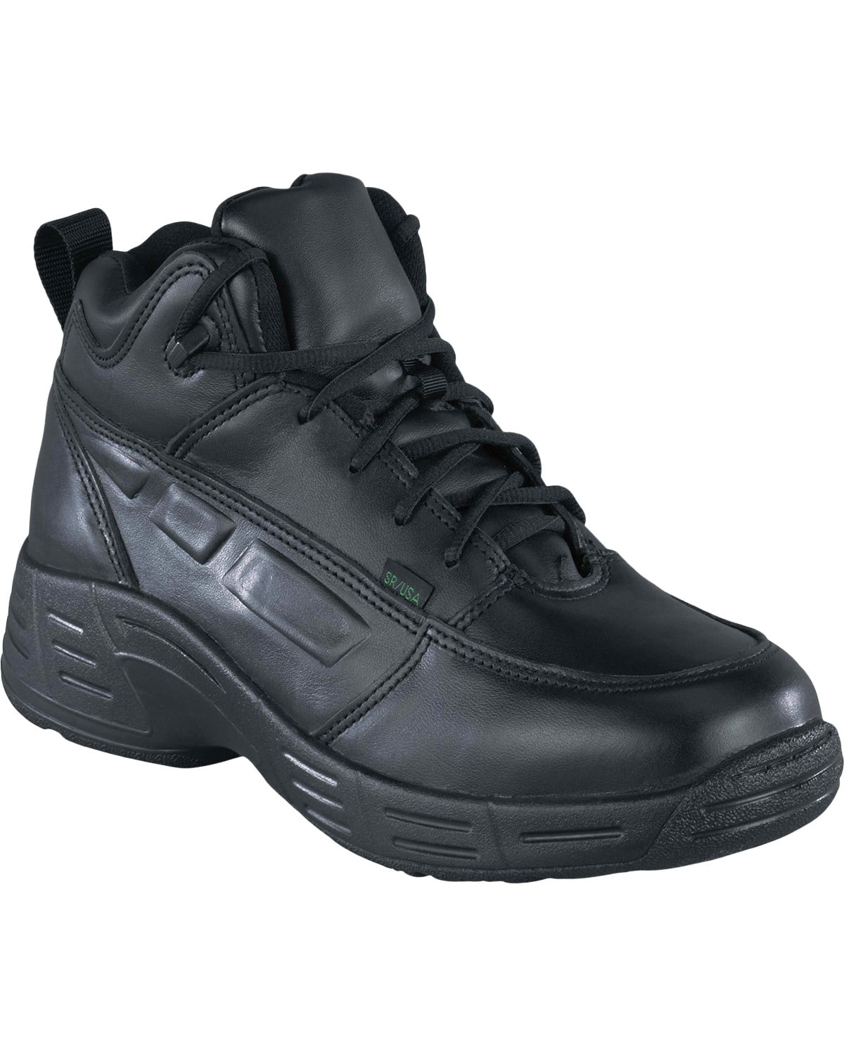 Reebok Mens Black Leather Work Shoes Postal TCT Athletic Oxford 6 W ...