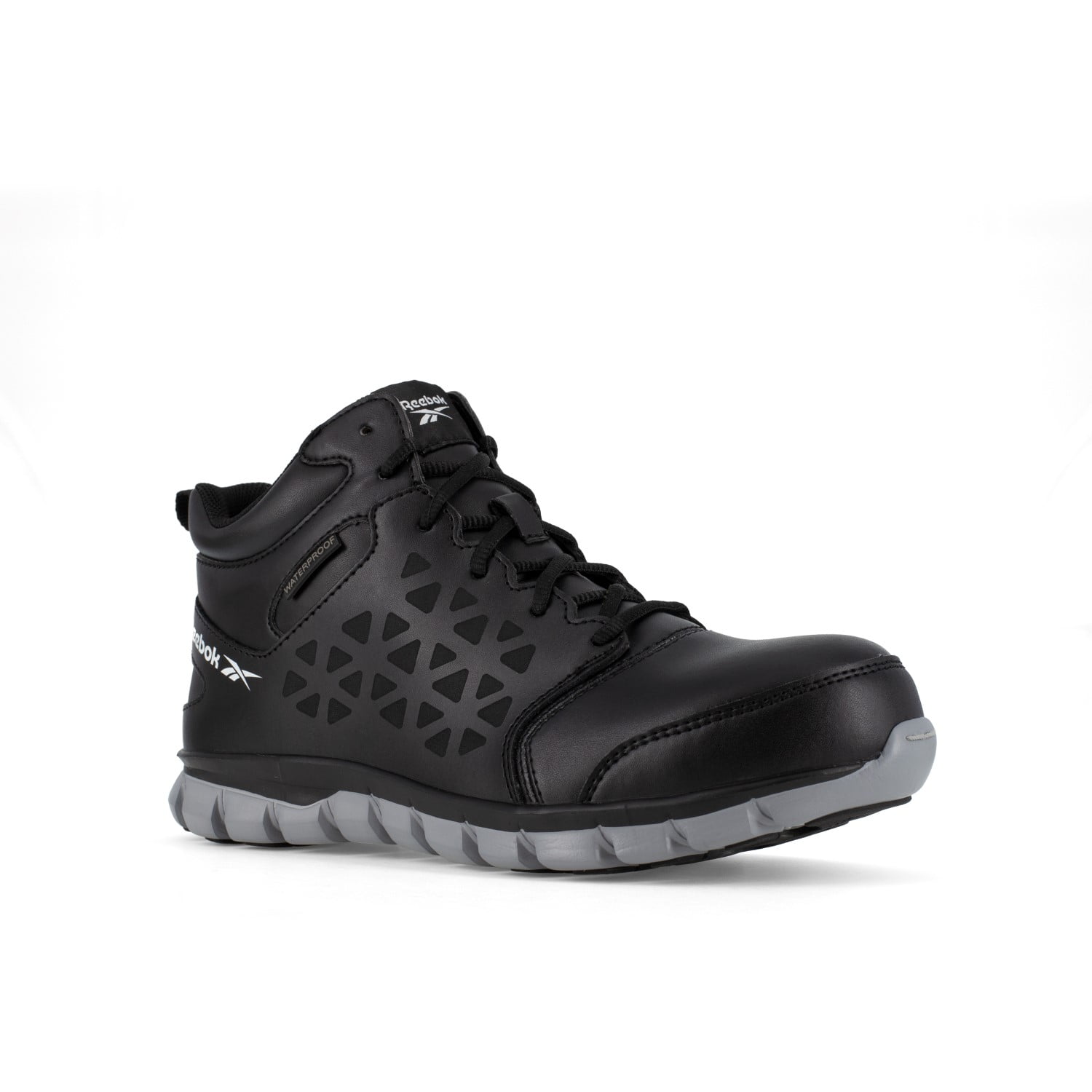 Reebok Mens Black Mesh Work Boots Athletic CT WP 5 M - Walmart.com