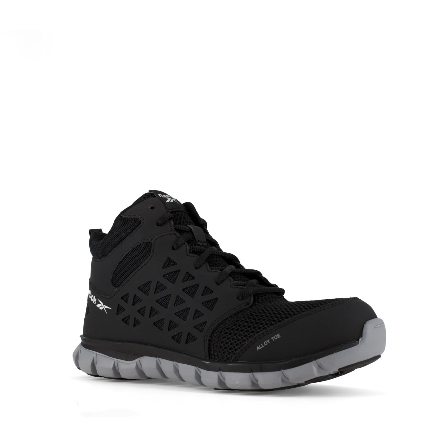 Reebok Mens Black Mesh Work Boots Sublite AT 4 W - Walmart.com