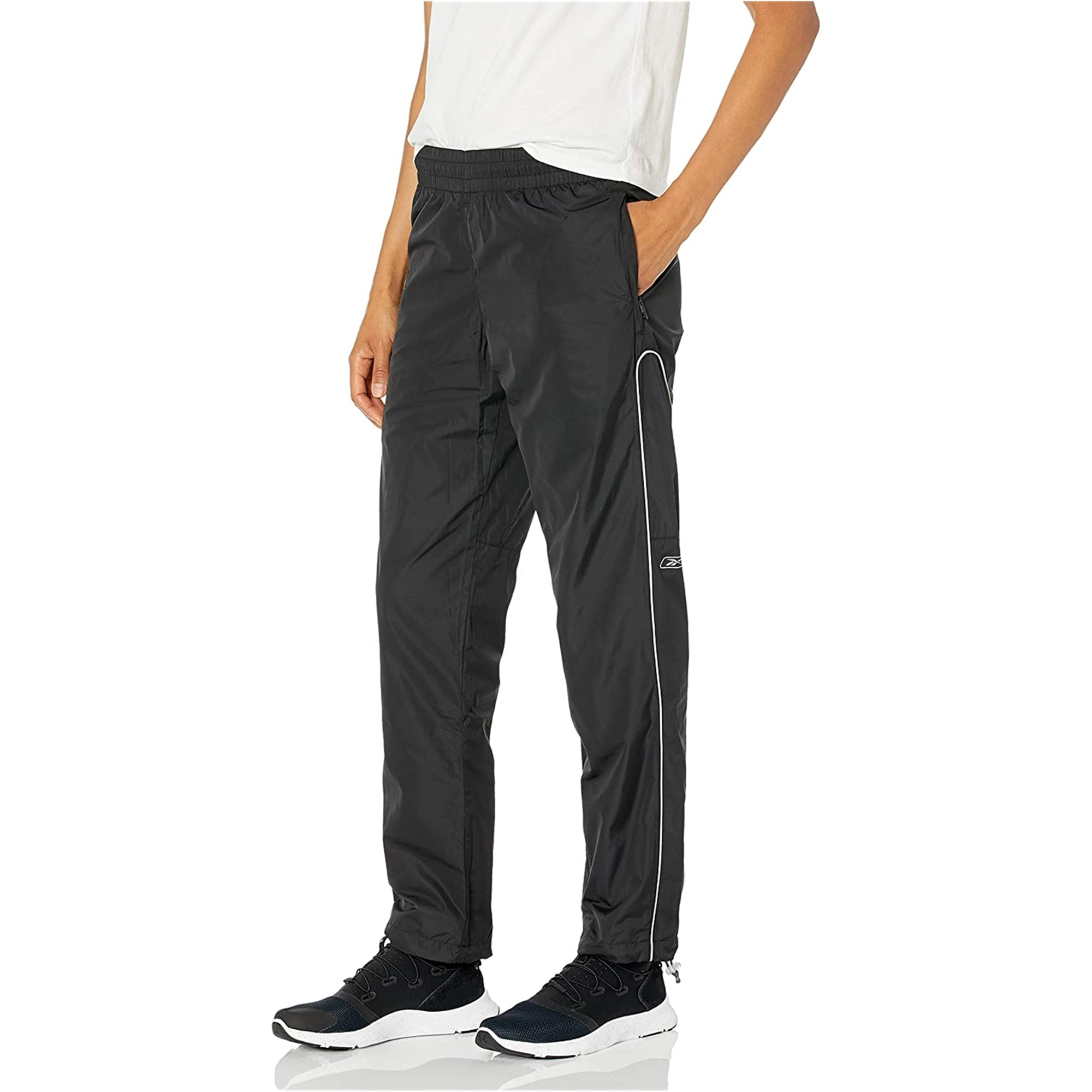 Reebok Mens Classics Vector Premium Athletic Track Pants, Black, X ...
