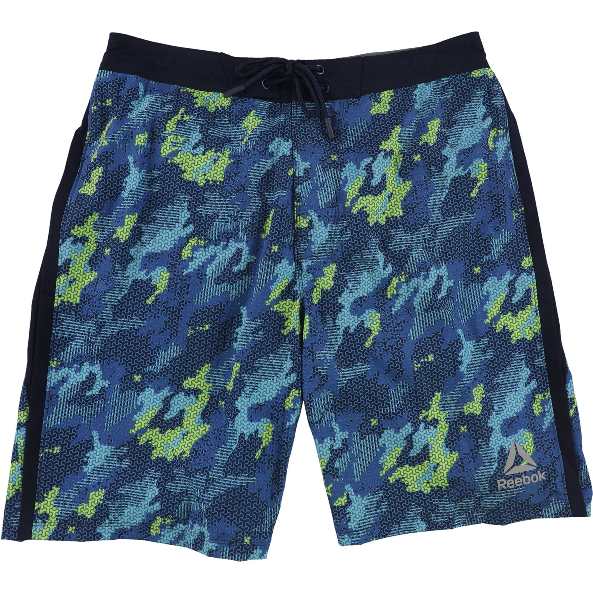 Reebok Mens Jacquard Swim Bottom Board Shorts, Blue, Medium - Walmart.com
