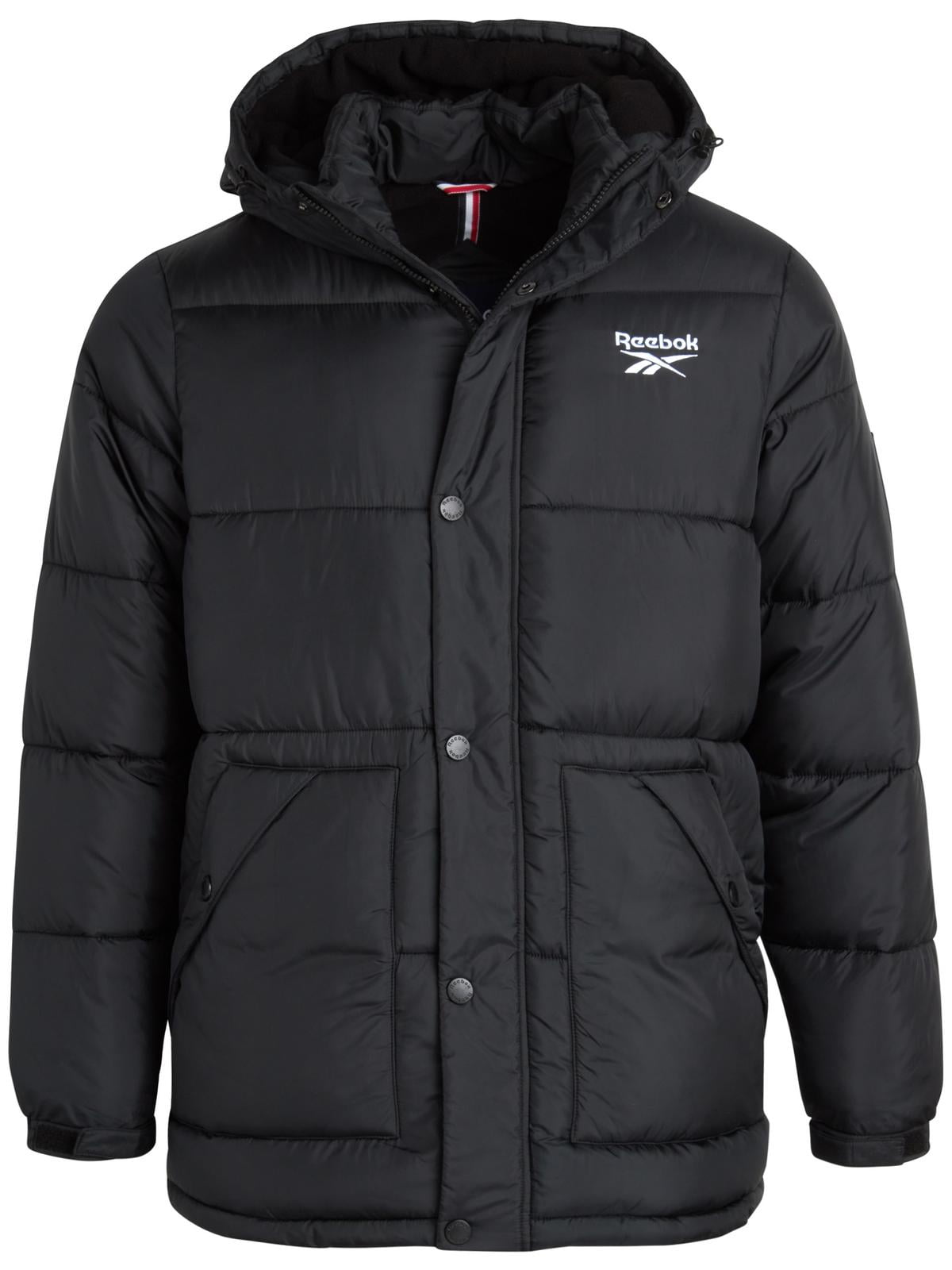 Reebok Mens Quilted Warm Puffer Jacket - Walmart.com