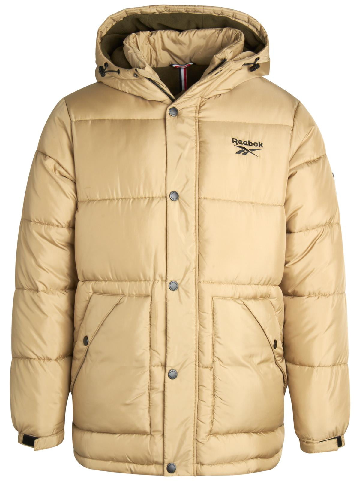 Reebok Mens Quilted Warm Puffer Jacket - Walmart.com