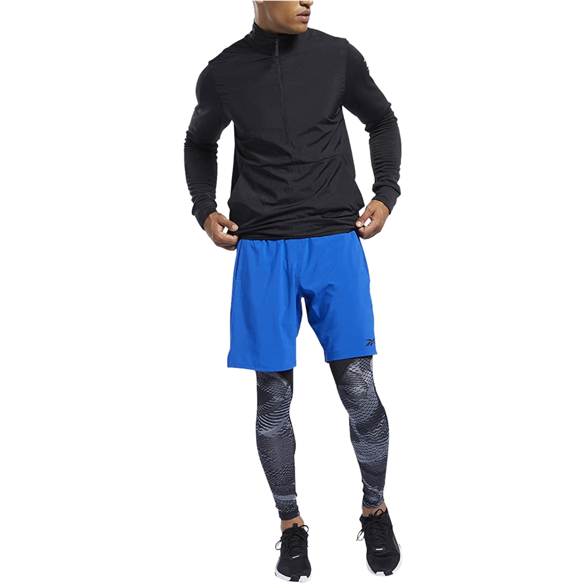 Reebok Mens TS Speed Athletic Active Casual Lounge Shorts with Pockets ...