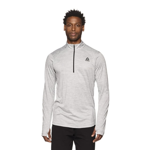Reebok Mens Trail Quarter-Zip Active Pullover Sweatshirt, Sizes S-3XL ...