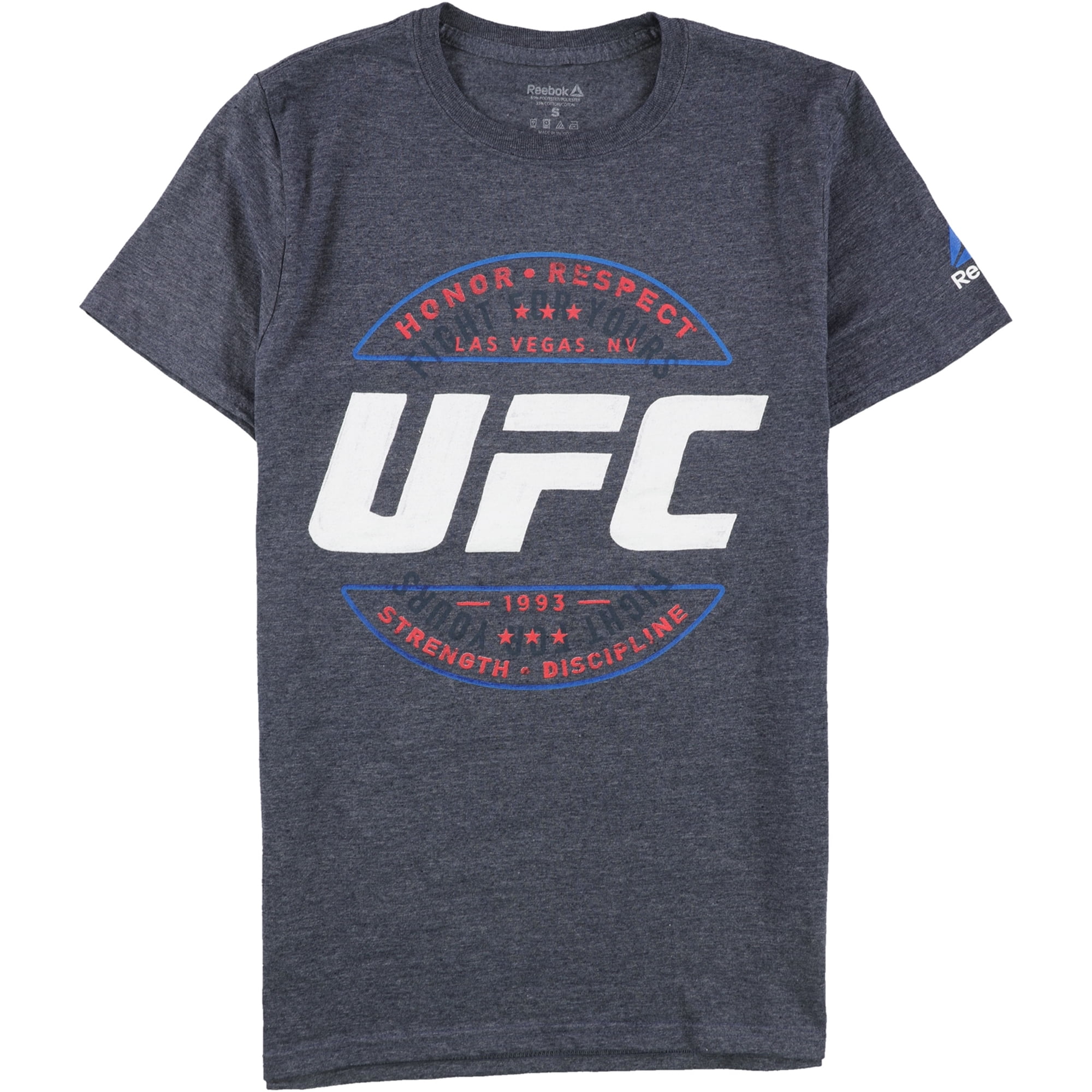 Reebok Mens UFC Las Vegas Graphic T-Shirt, Blue, Medium - Walmart.com