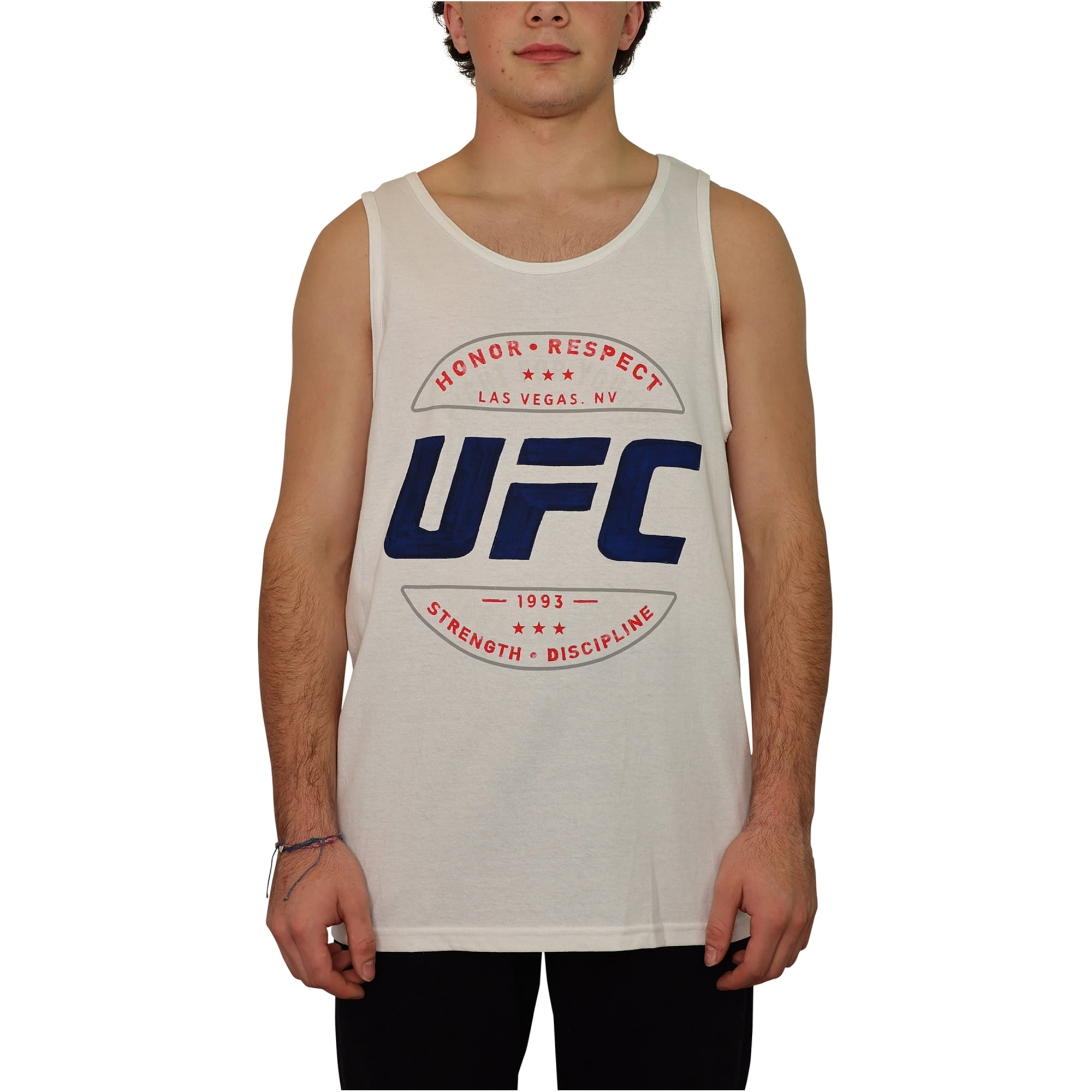 Reebok Mens UFC Las Vegas, NV 1993 Tank Top, White, Small - Walmart.com