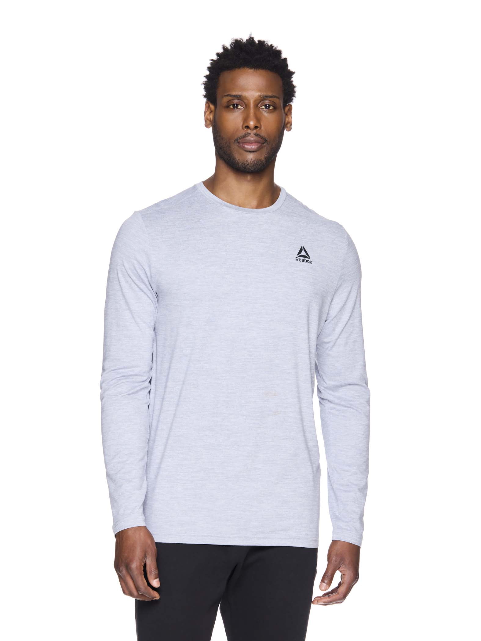 Reebok Men's Premium Long Sleeve Top, Sizes S-3XL, Polyester Spandex ...