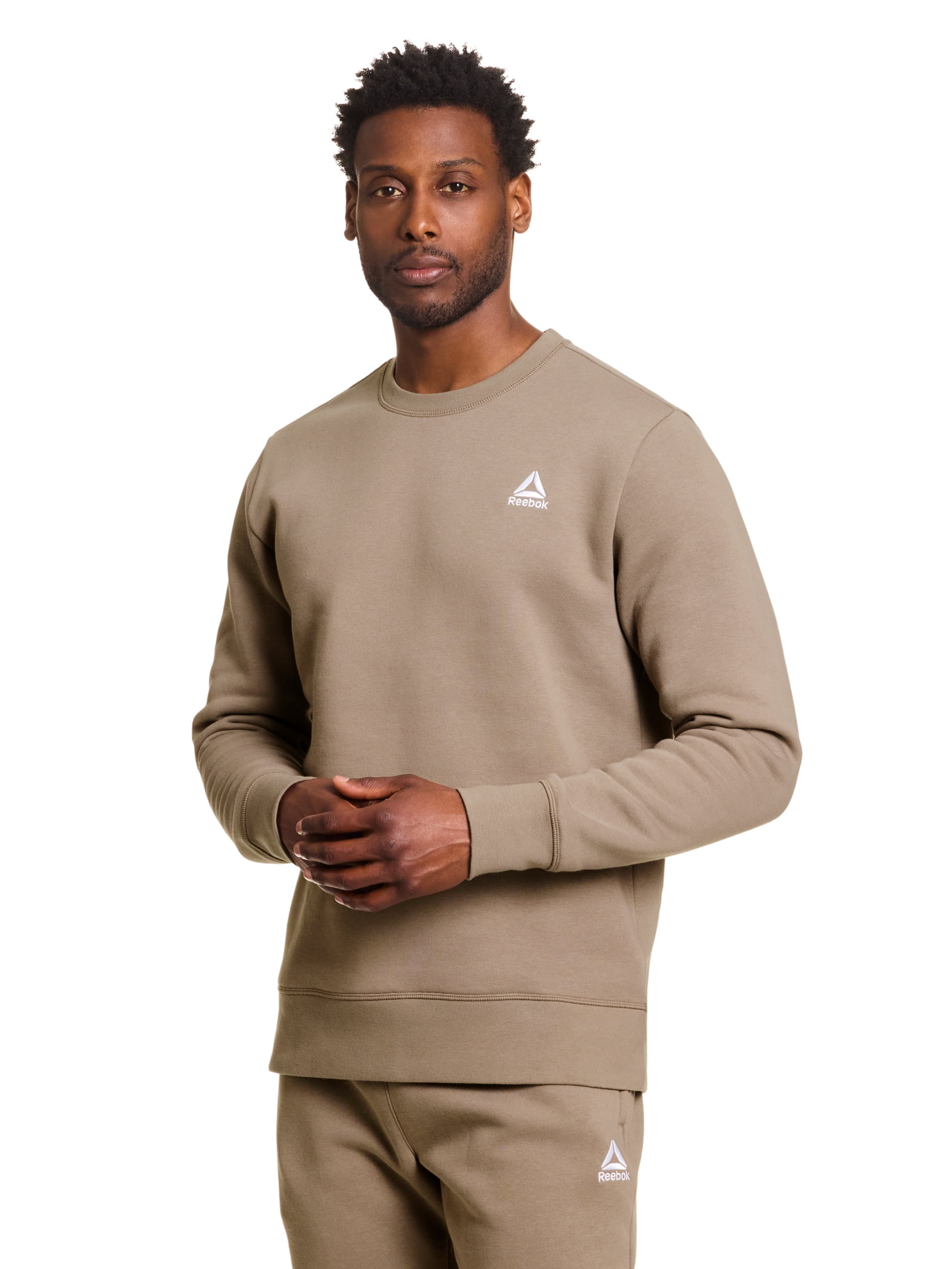 Reebok Men's and Big Men's Fleece Crewneck Sweatshirt, Sizes XS-5XL - Walmart.com