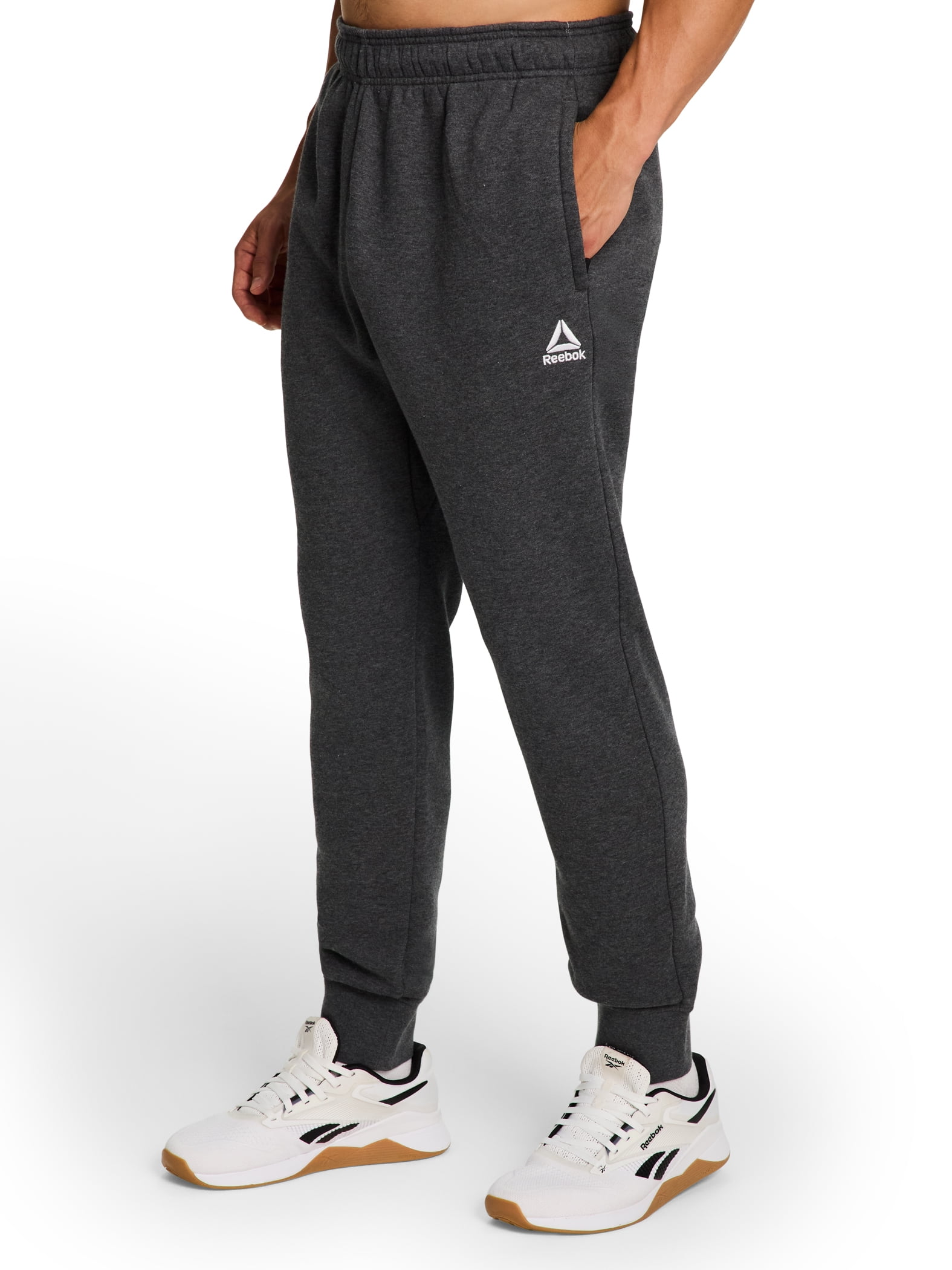 Reebok Men's and Big Men's Game Day Fleece Jogger Sweatpants, Sizes XS ...