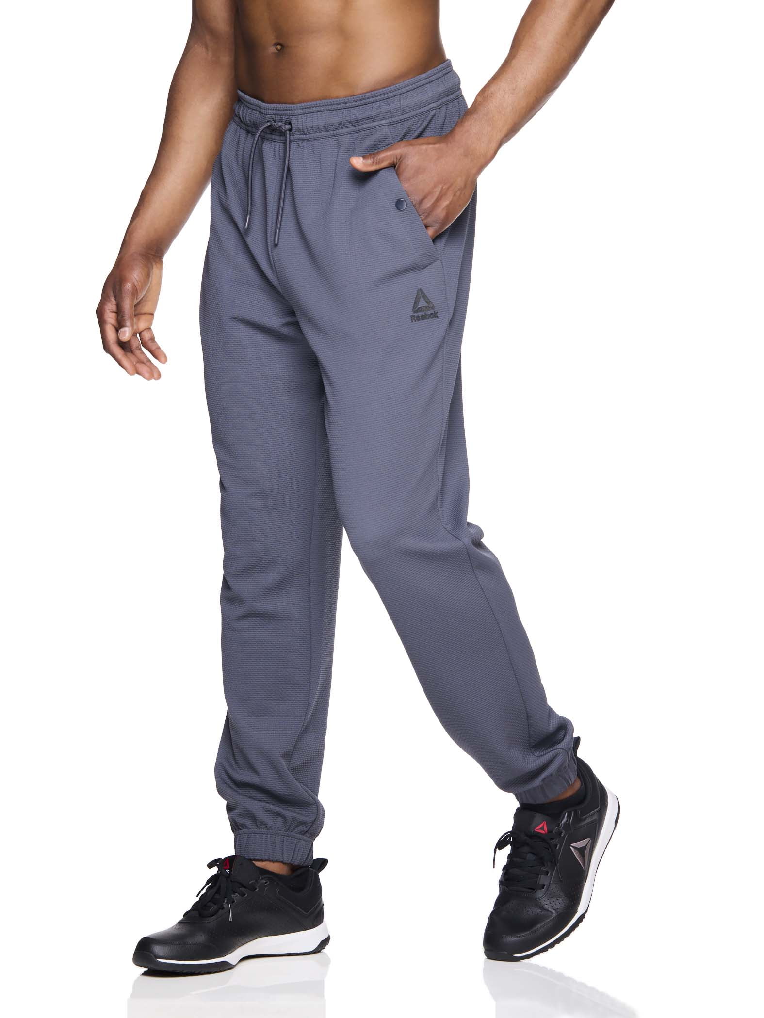 Reebok Men's Pathfinder Jogger Pants with Zipper Pockets, Sizes up to ...
