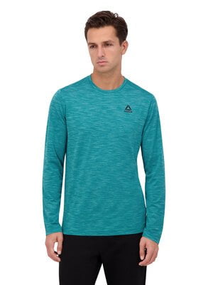 Reebok Mens and Big Mens Stride Performance Long Sleeve Top, Sizes S ...