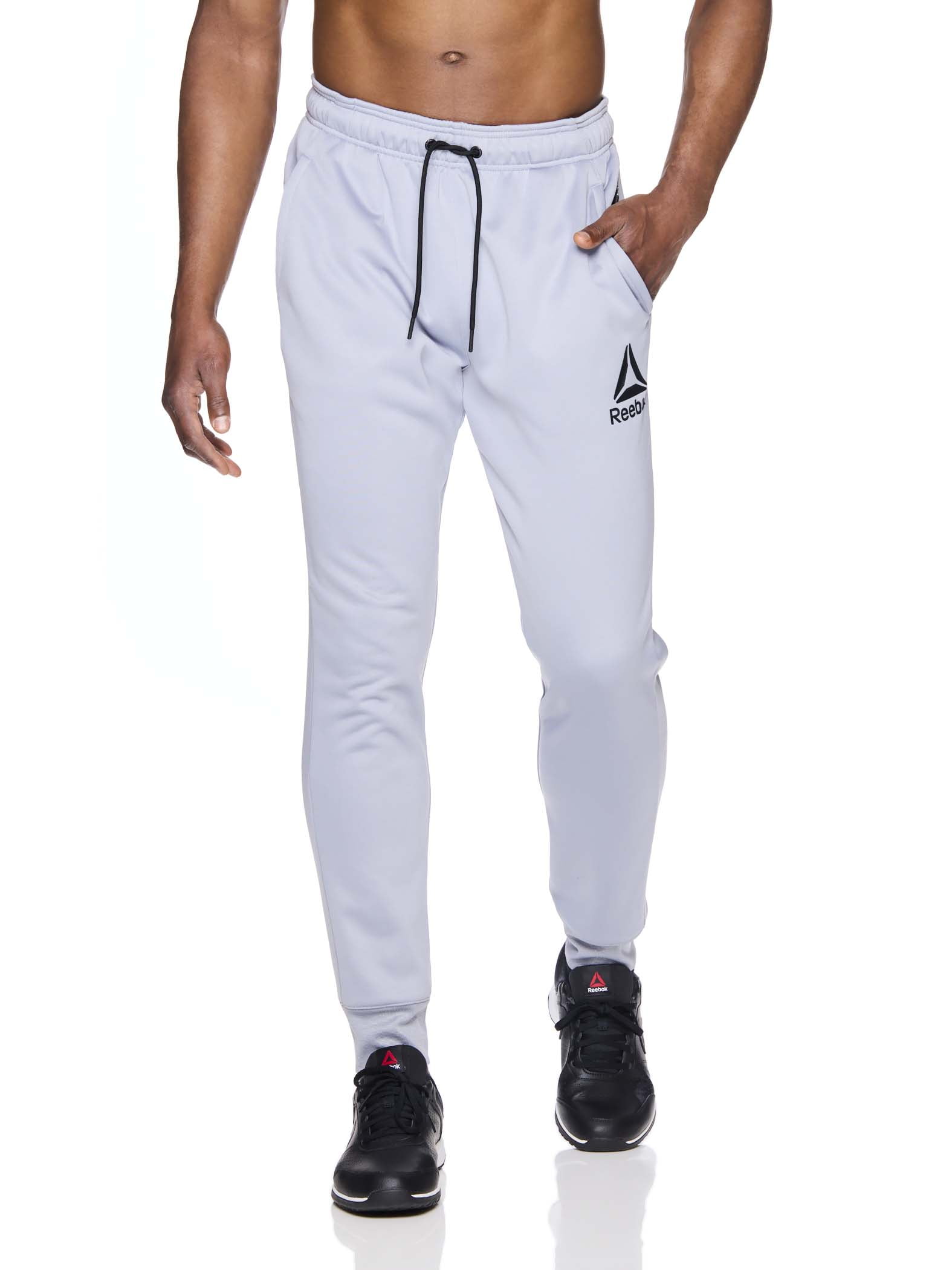 Reebok Mens and Big Mens Tempo Jogger, Polyester Fleece, Elastic ...