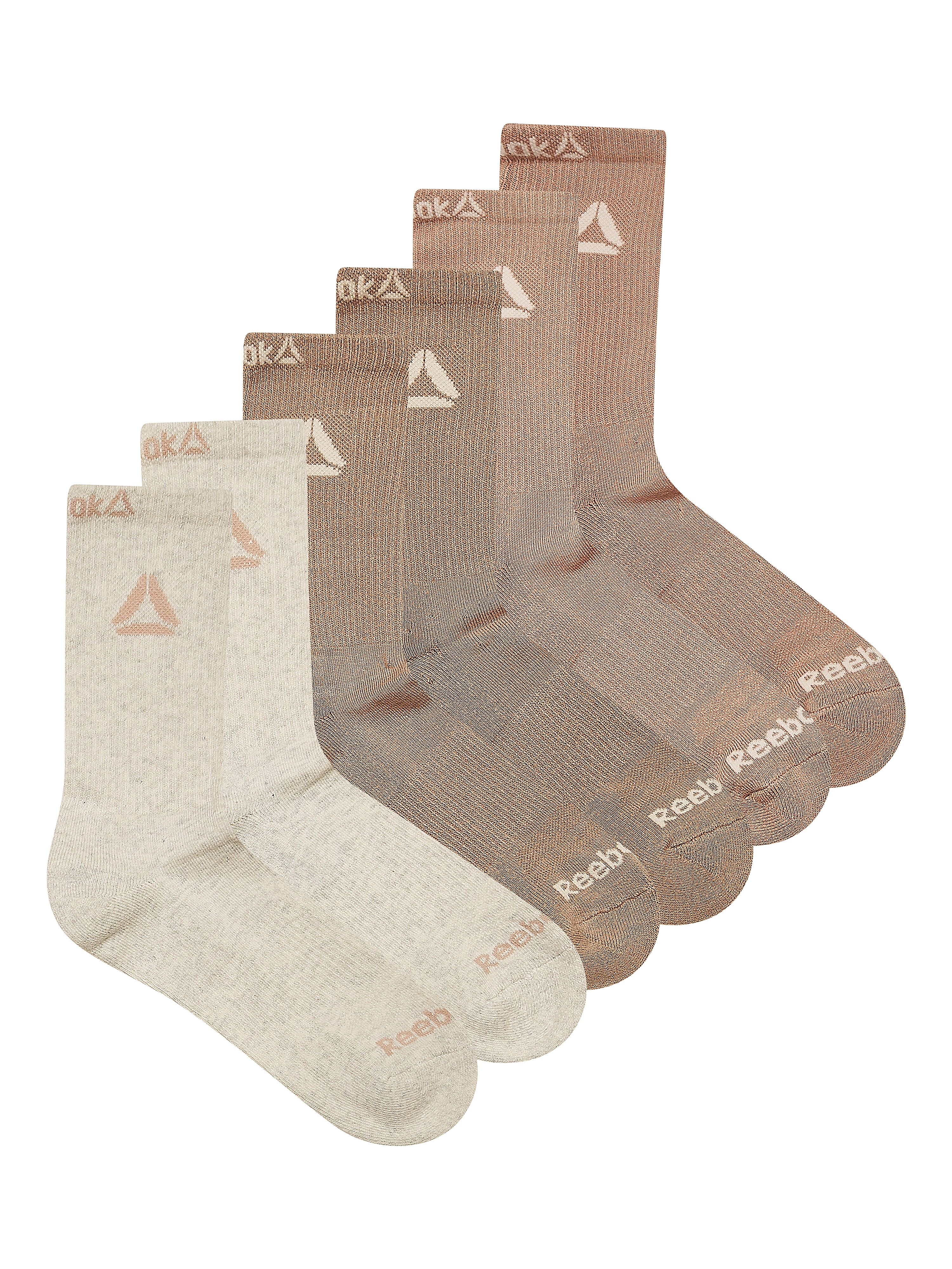 Reebok Performance Cotton Targeted Cushion Crew Socks, 6-Pack - Walmart.com