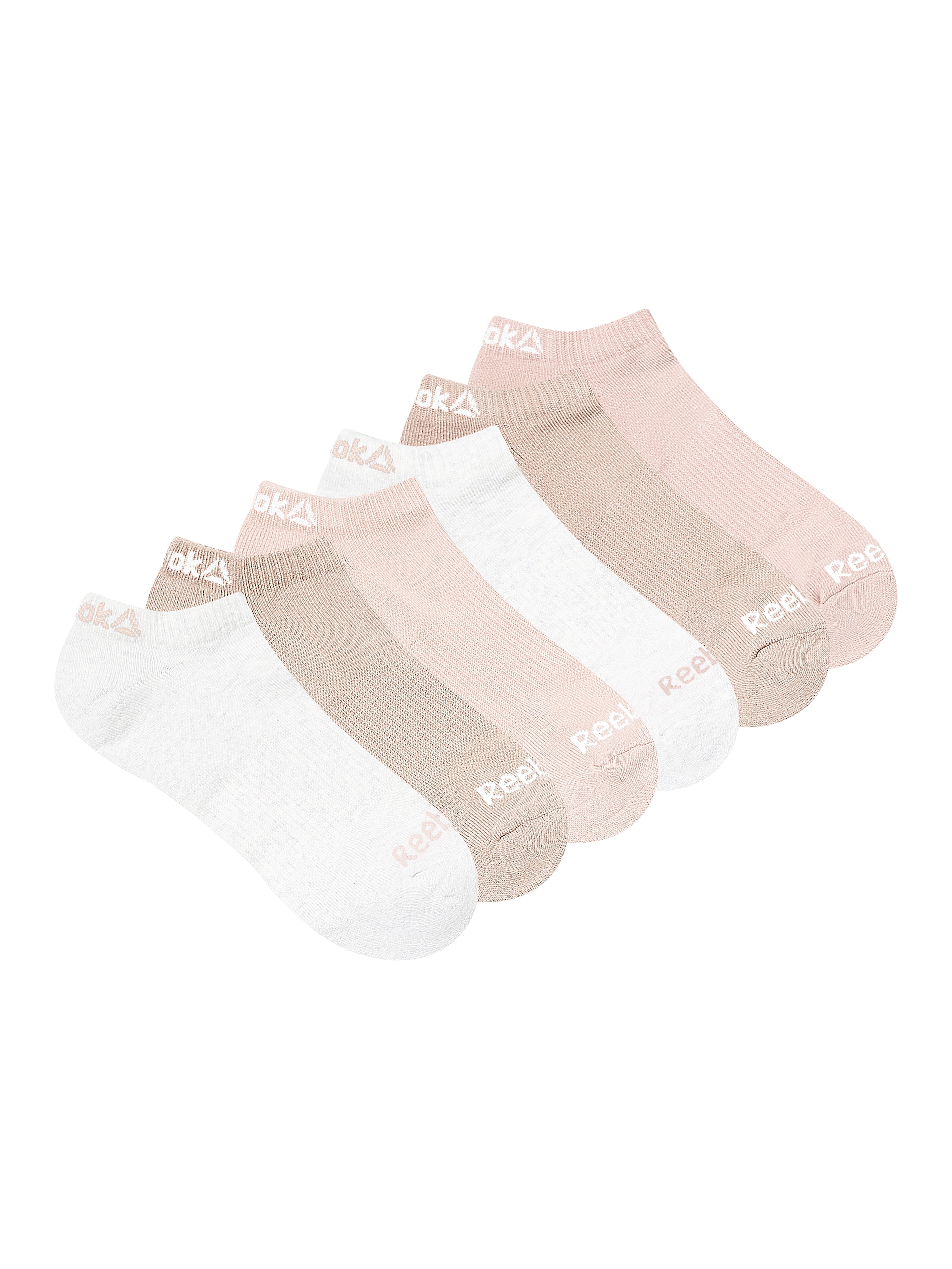 Reebok Performance Cotton Targeted Cushion No Show Socks, 6-Pack ...