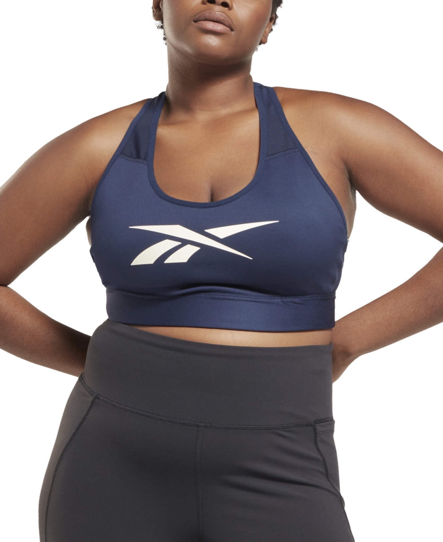Reebok Plus Size Lux Vector Medium Impact Racerback Bra - Walmart.com