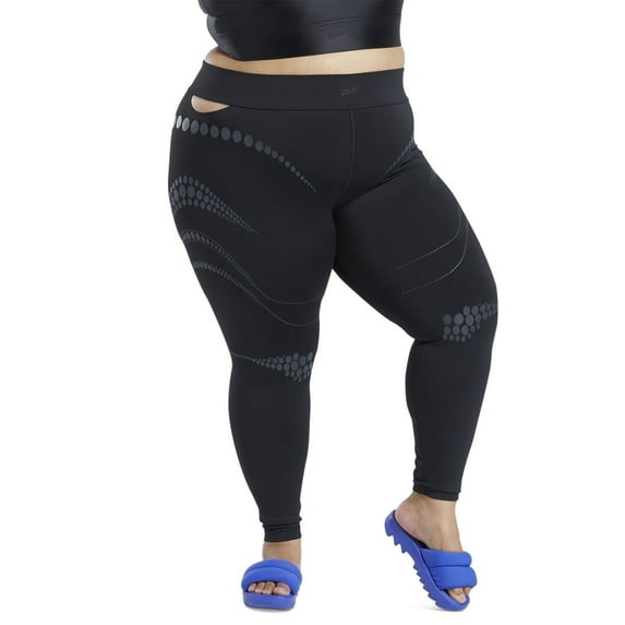 Reebok Plus Size Reebok X Cardi B Leggings - Black Size 4X MSRP $75 ...