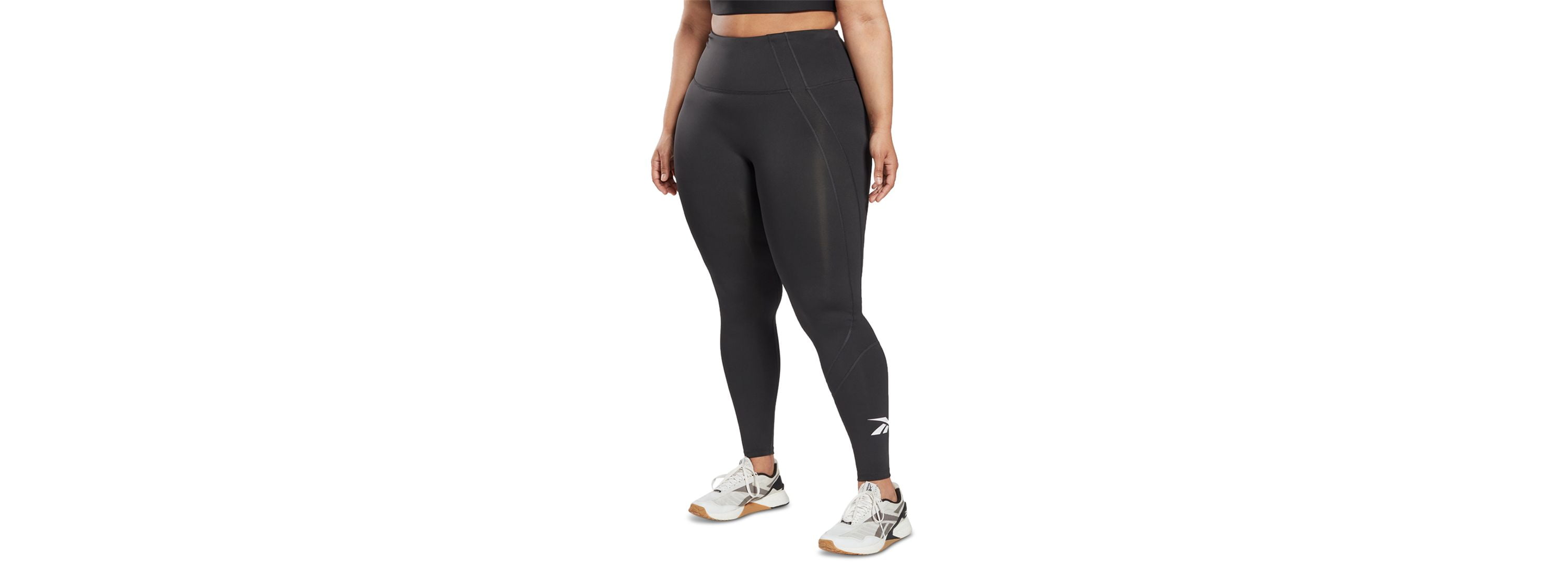 Reebok Plus Size Workout Ready Vector Leggings Night Black 2X - Walmart.com