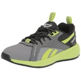 Reebok Running Durable Running Shoe, Gray & Neon Green - Walmart.com