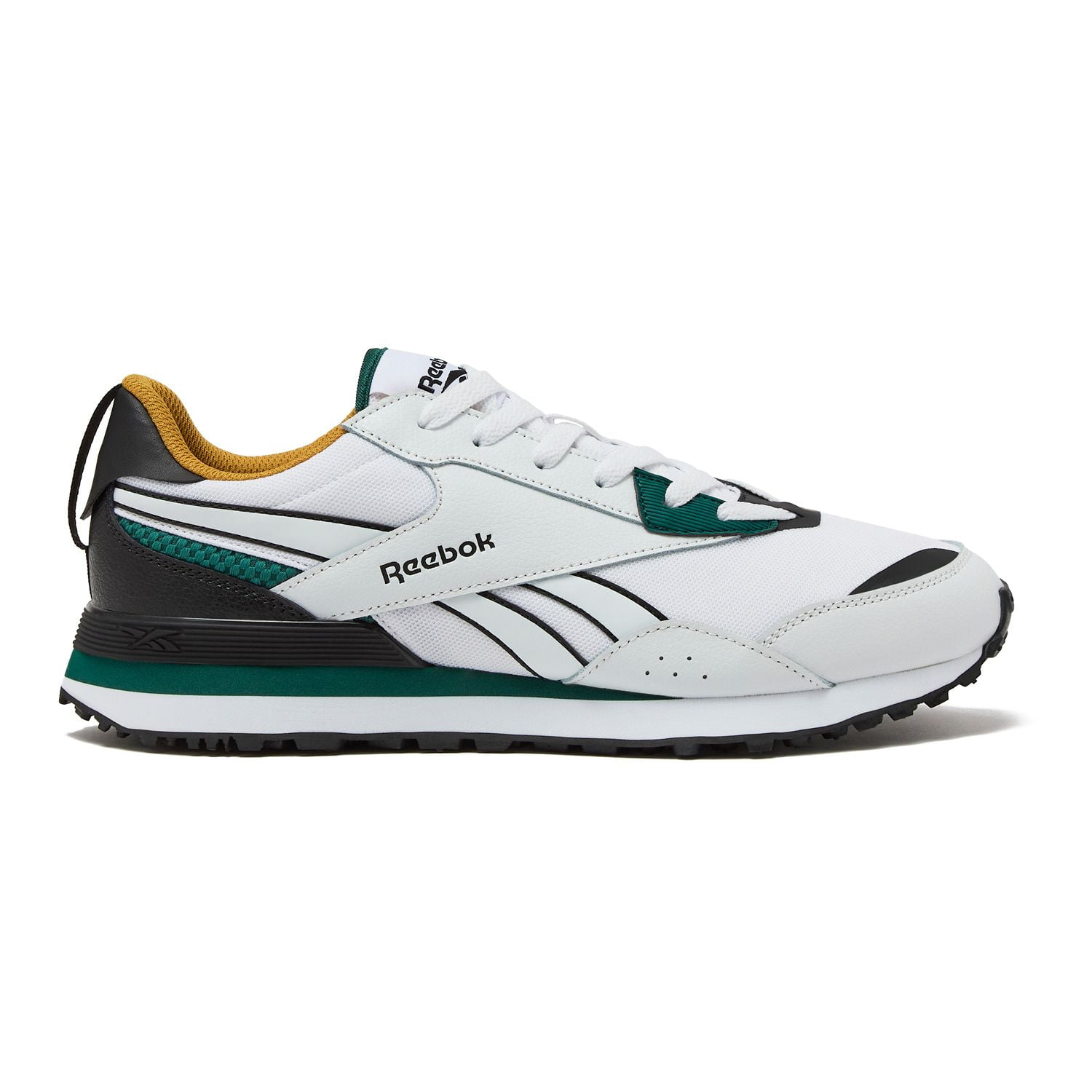 Reebok Spark Flash Men's Tennis Shoes Color: White Green Gold Size: 9.5 ...
