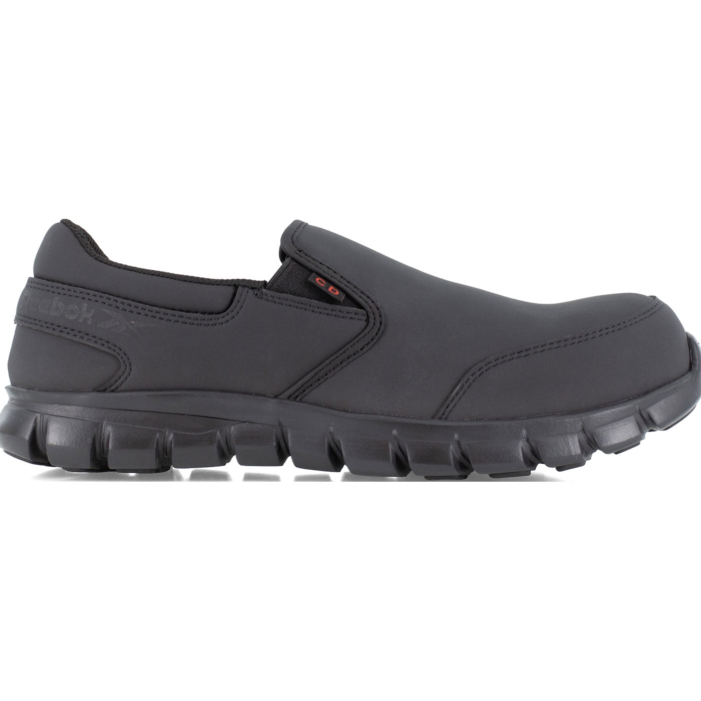 Reebok Sublite Cushion Work Men's Composite Toe Conductive Slip-On Work ...