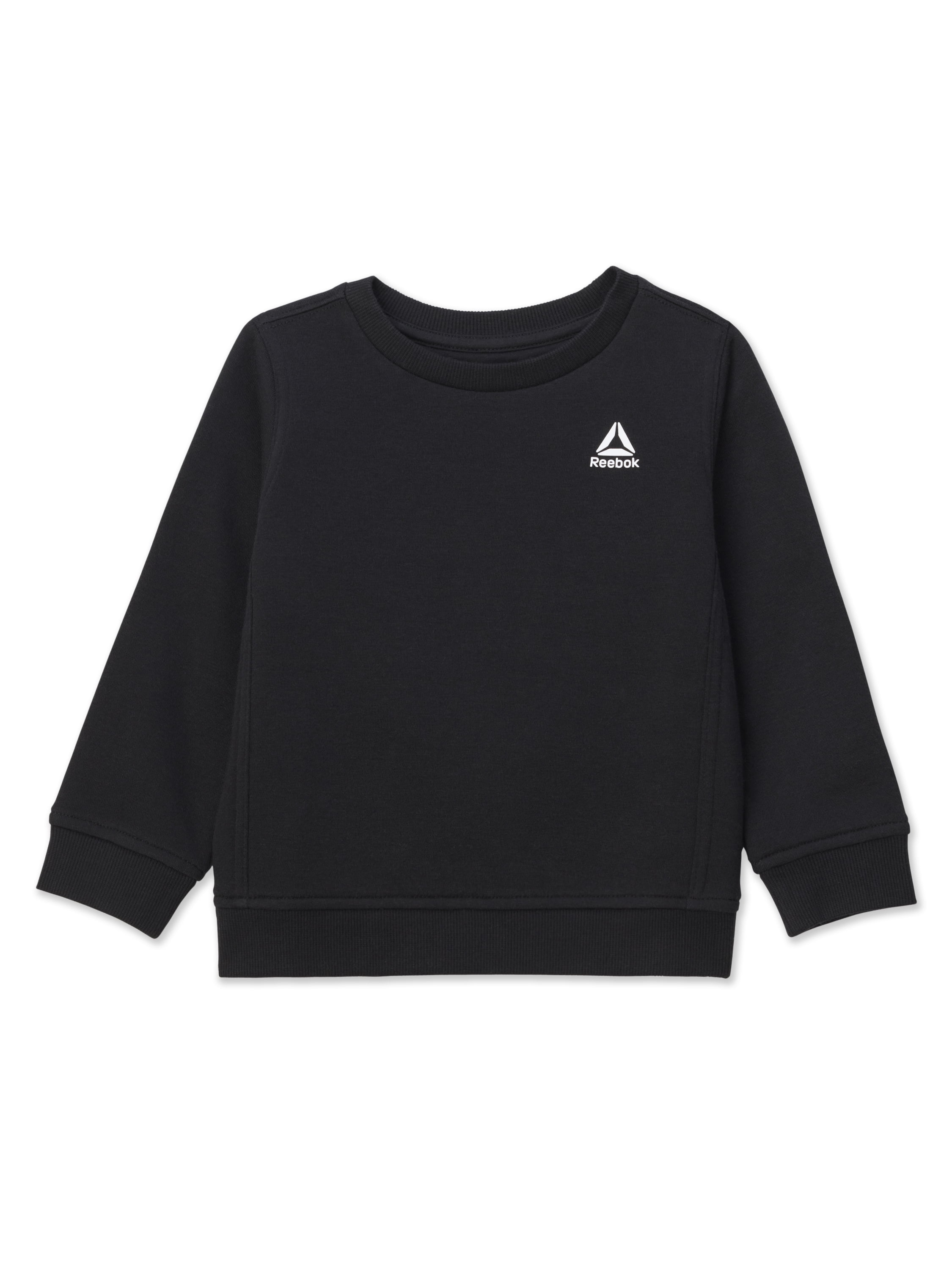 Reebok Toddler Boy Fleece Crewneck Sweatshirt, Sizes 12M-5T, Cozy ...