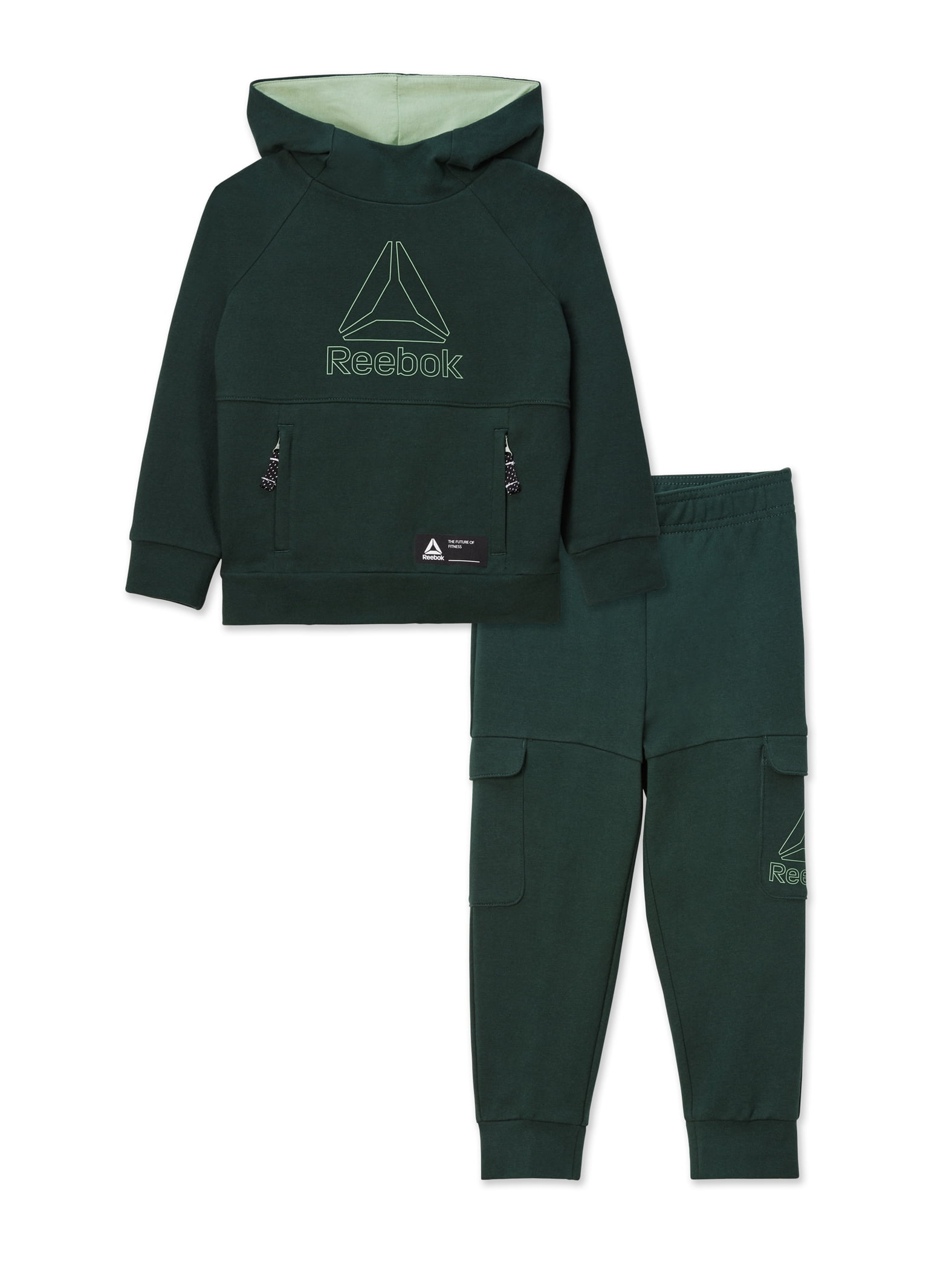 Reebok Toddler Boy Pullover Hoodie and Jogger Pants Outfit Set, 2-Piece ...
