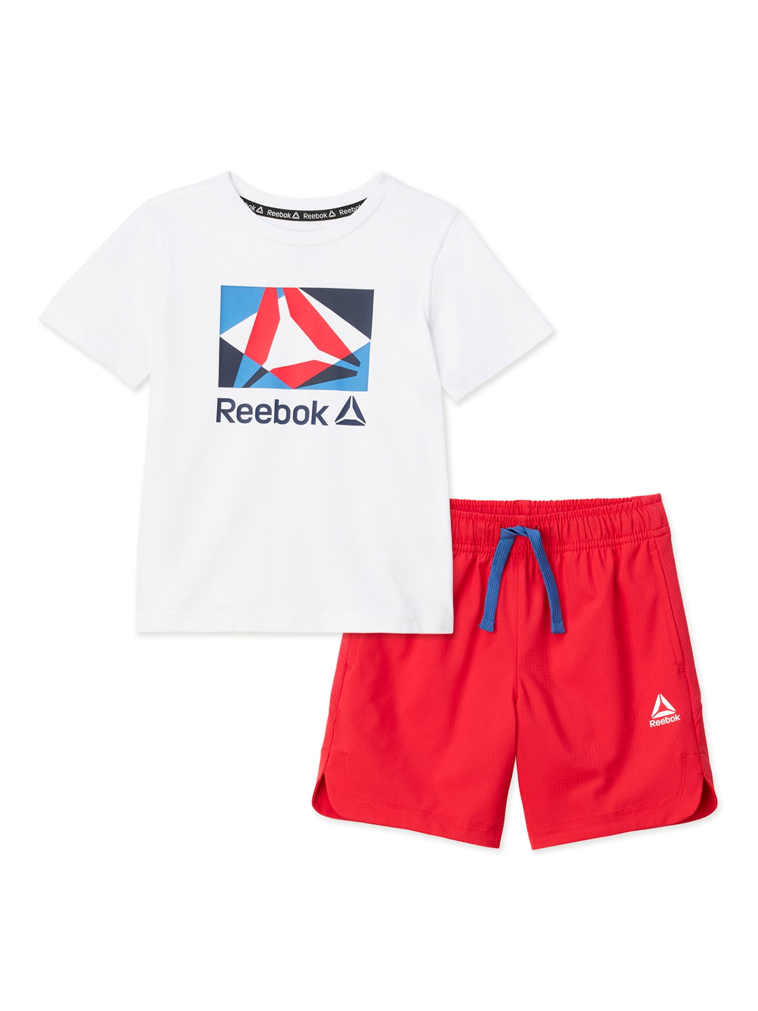 Reebok Toddler Boy T-Shirt and Shorts Outfit Set, 2-Piece Set, Sizes ...