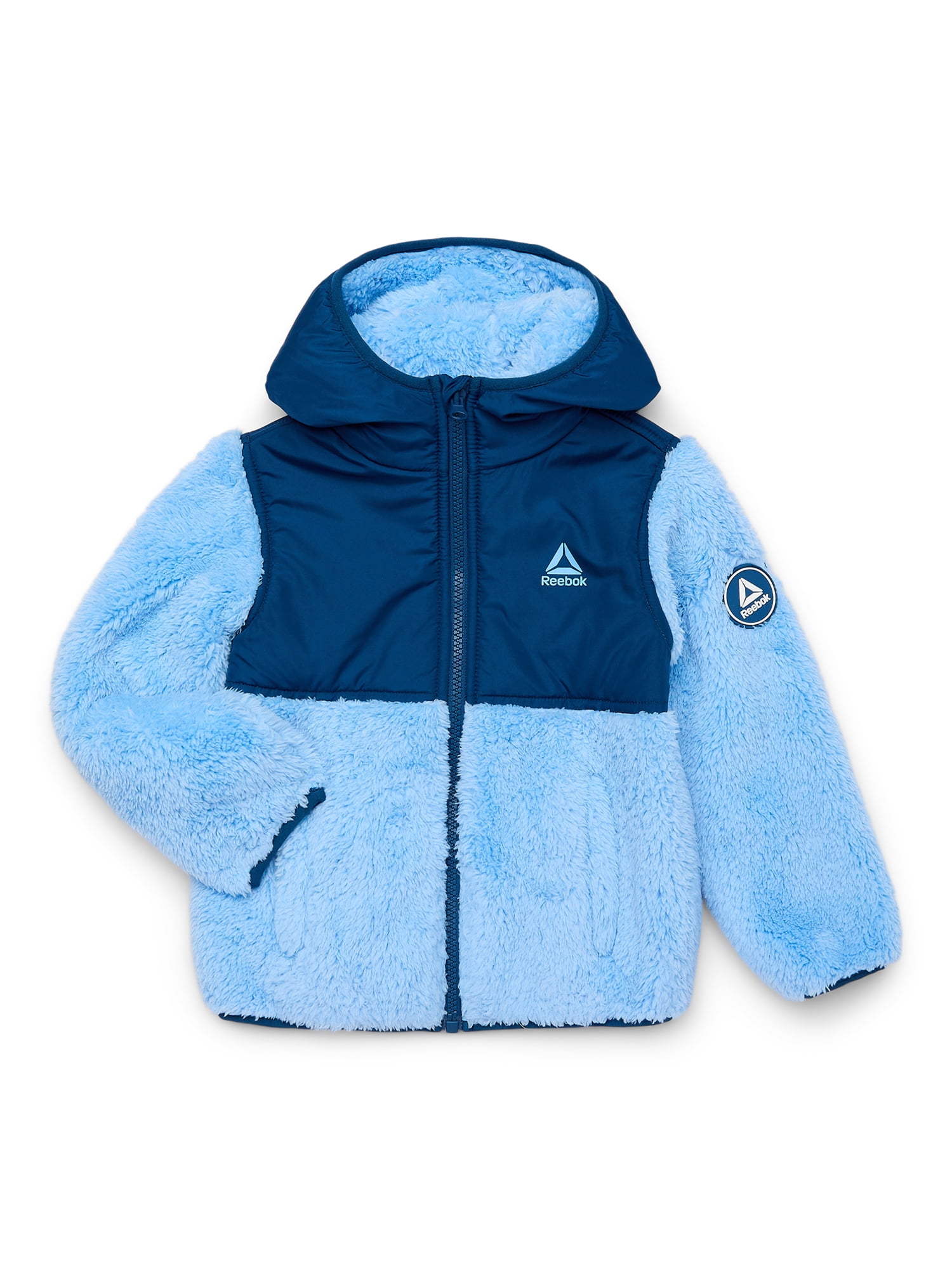 Reebok Toddler Monkey Fleece Zip- Up Jacket, Sizes 12M- 5T - Walmart.com