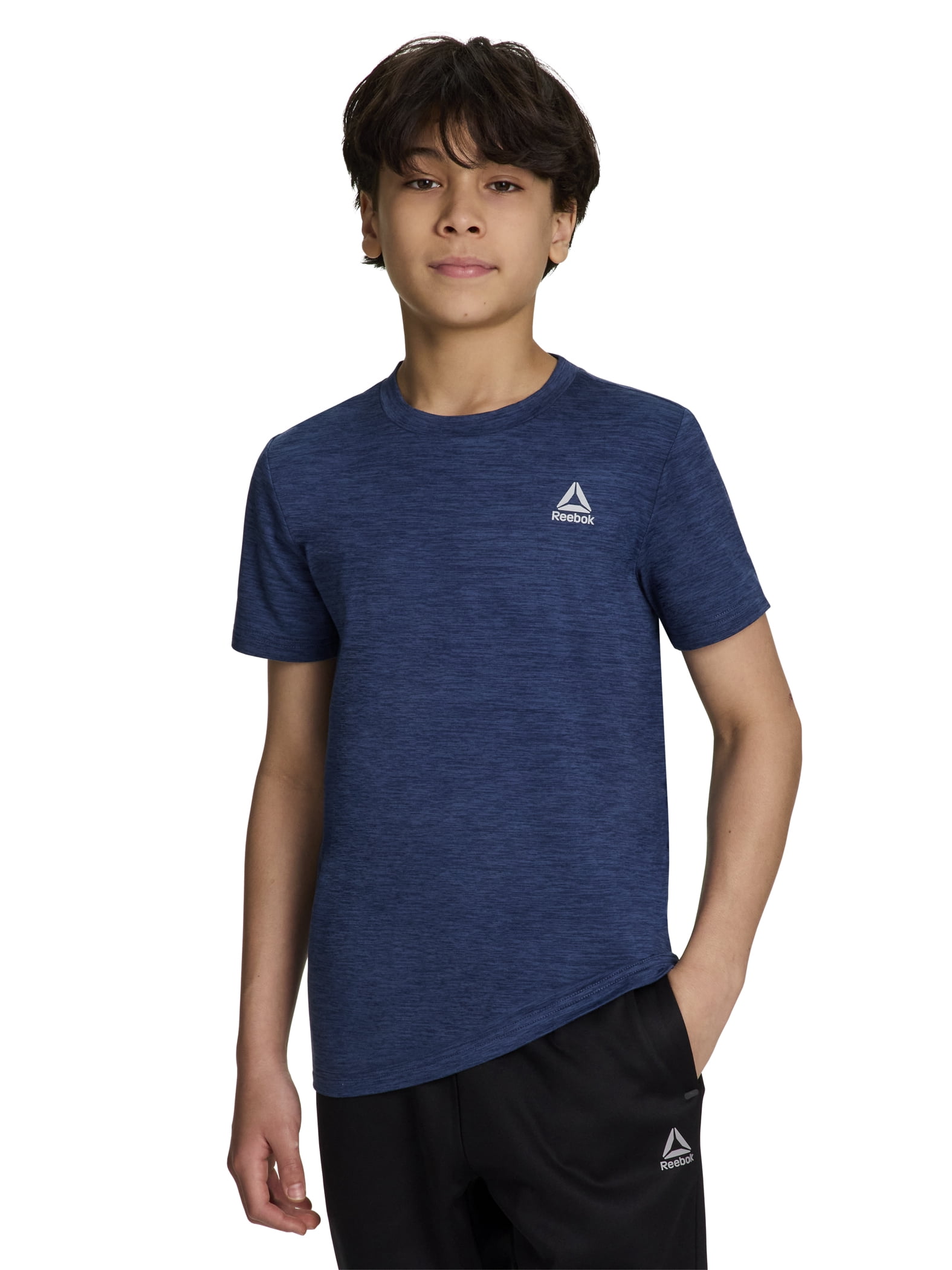 Reebok Boy's Legacy Athletic Core Short Sleeve T-Shirt, Sizes 4-18 ...