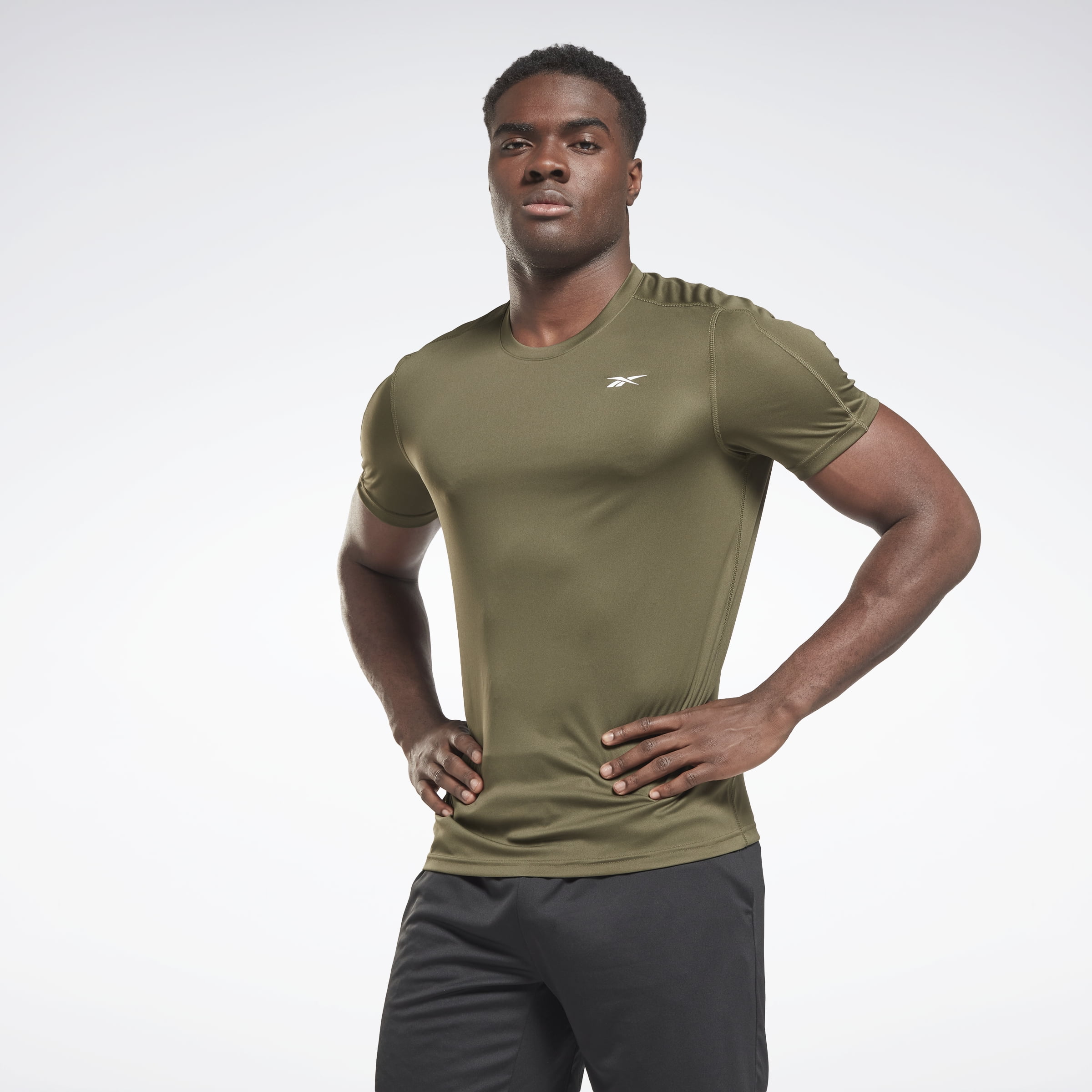 Reebok Men's Quick Dry Athletic Tee, Performance Workout Training Tech ...