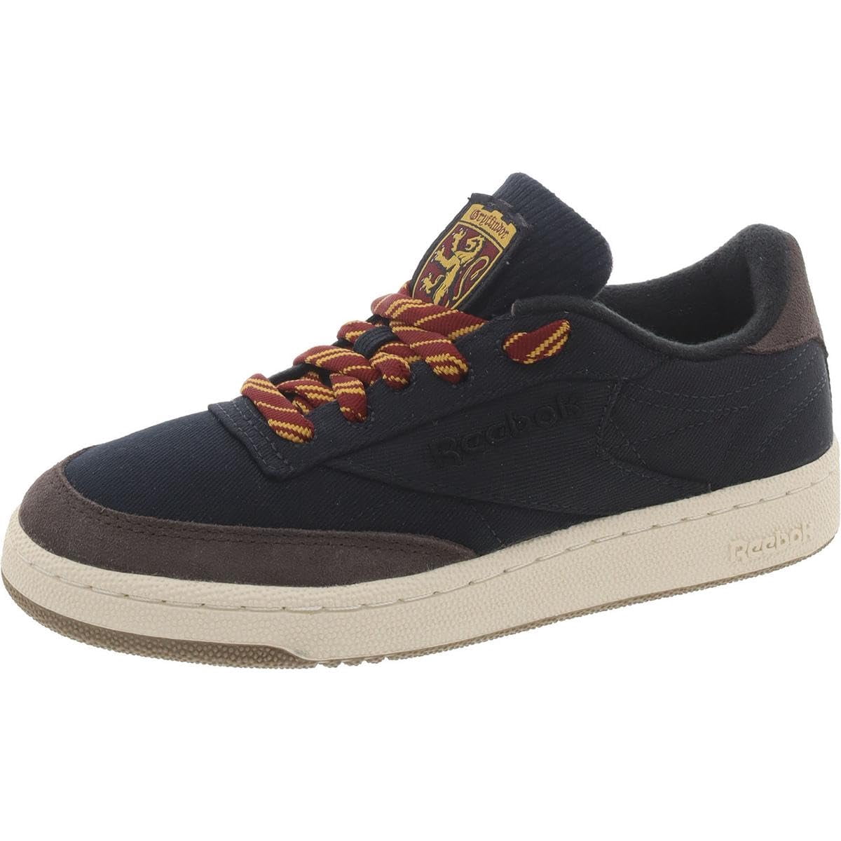 Reebok Unisex Harry Potter Club C 85 Sneaker, Night Black/Terrace Brown ...