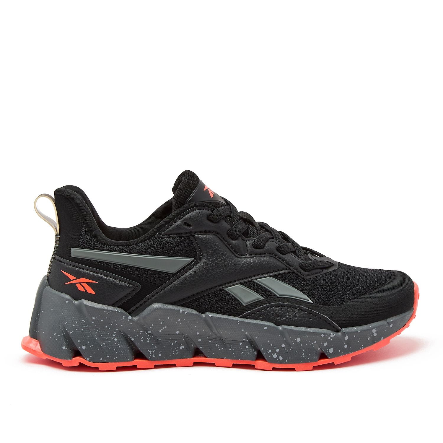 Reebok Vizome Kids' Shoes Color: Black Orange Flare Size: 2 - Walmart.com