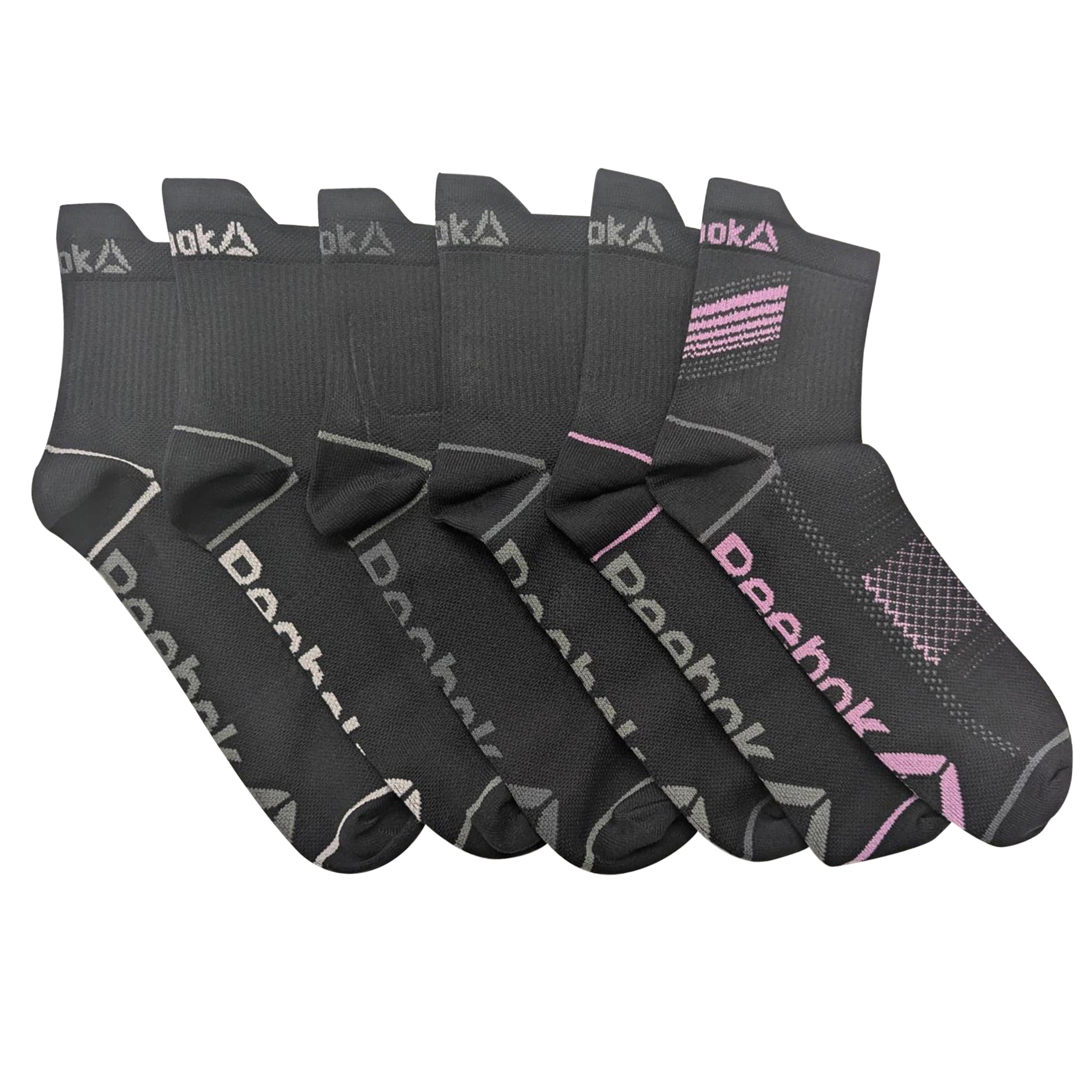 Reebok Women's Dynamic Lightweight High Ankle Socks, 6-Pack - Walmart.com