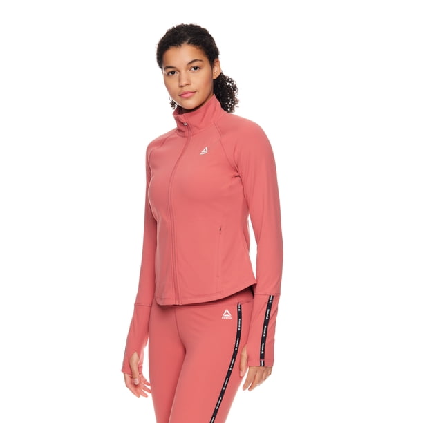 Reebok Women's Elevated Performance Jacket with Zipper Pocket, Sizes XS ...