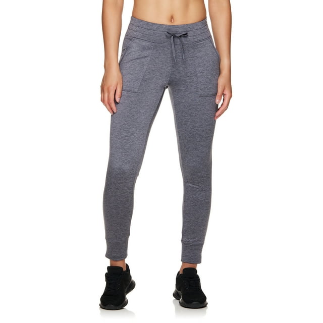 Reebok Women's Elite Duo Drawstring Legging With Cuff And 27.5" Inseam ...