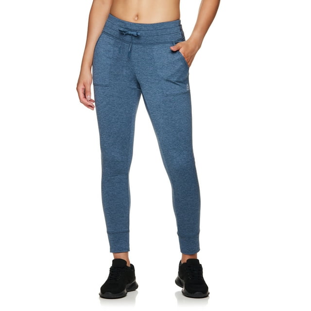Reebok Women's Elite Duo Drawstring Legging With Cuff And 27.5" Inseam ...