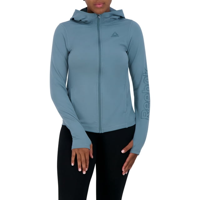 Reebok Women's Gravity Full Zip Performance Jacket With Pockets ...