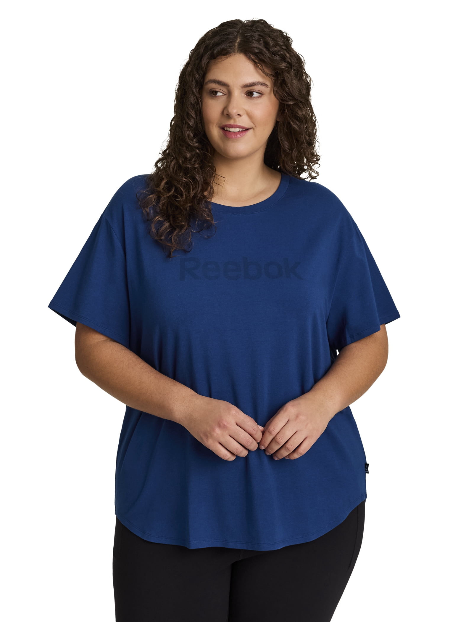 Reebok Women's Identity Short Sleeve Tee, Sizes XS-4X - Walmart.com