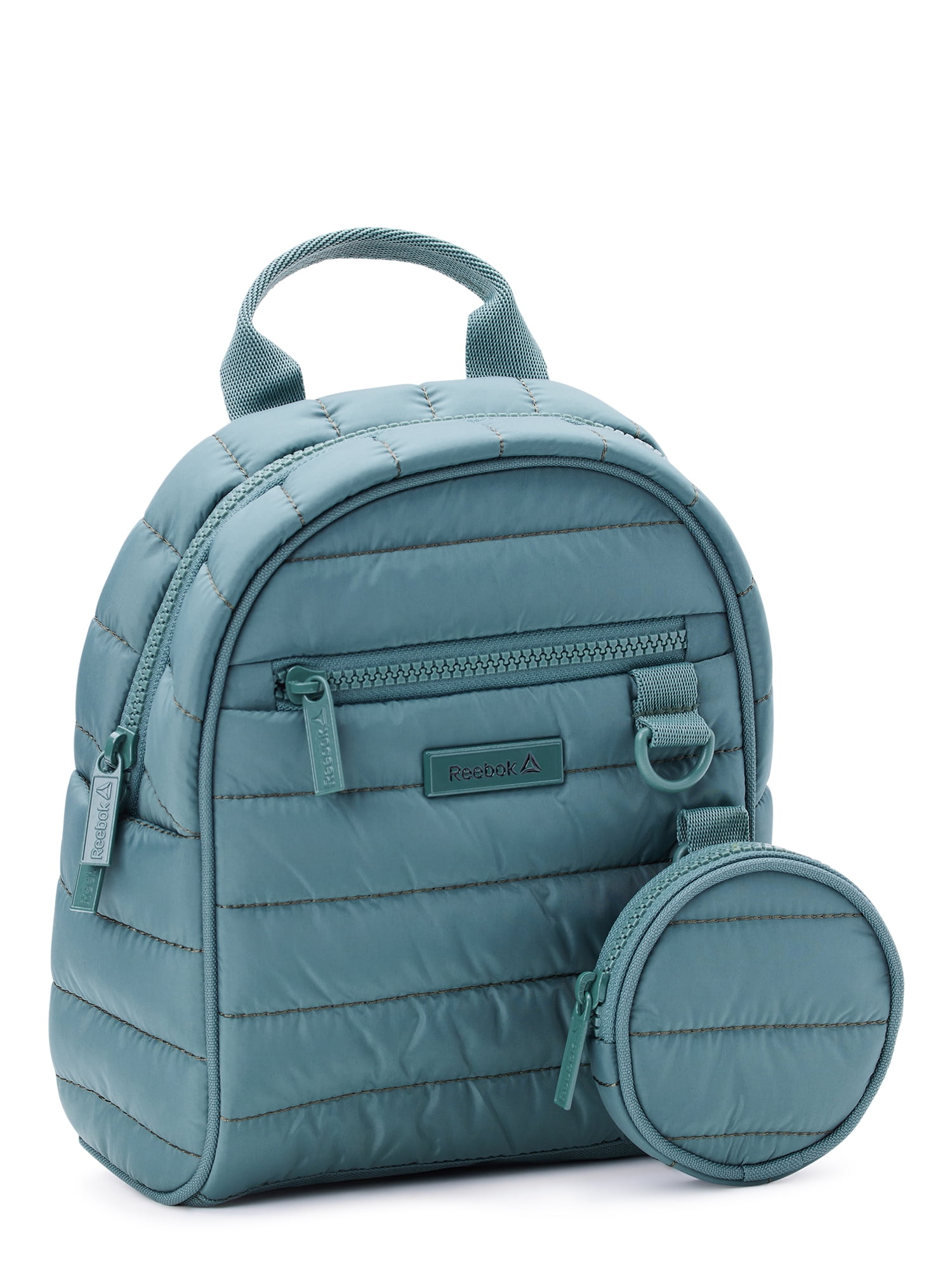 Reebok Women's Luna Quilted Mini Backpack with Coin Pouch, Moss ...