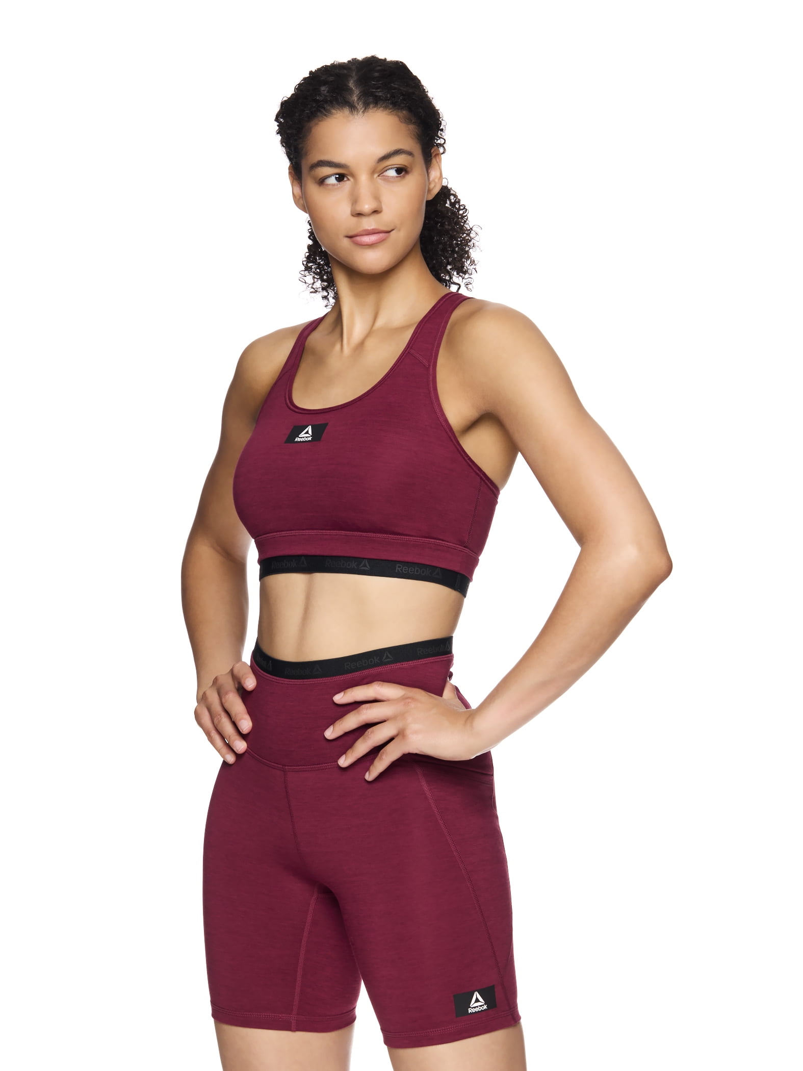 Reebok Women's Medium Impact Flex Sports Bra With Removable Cups, Sizes ...