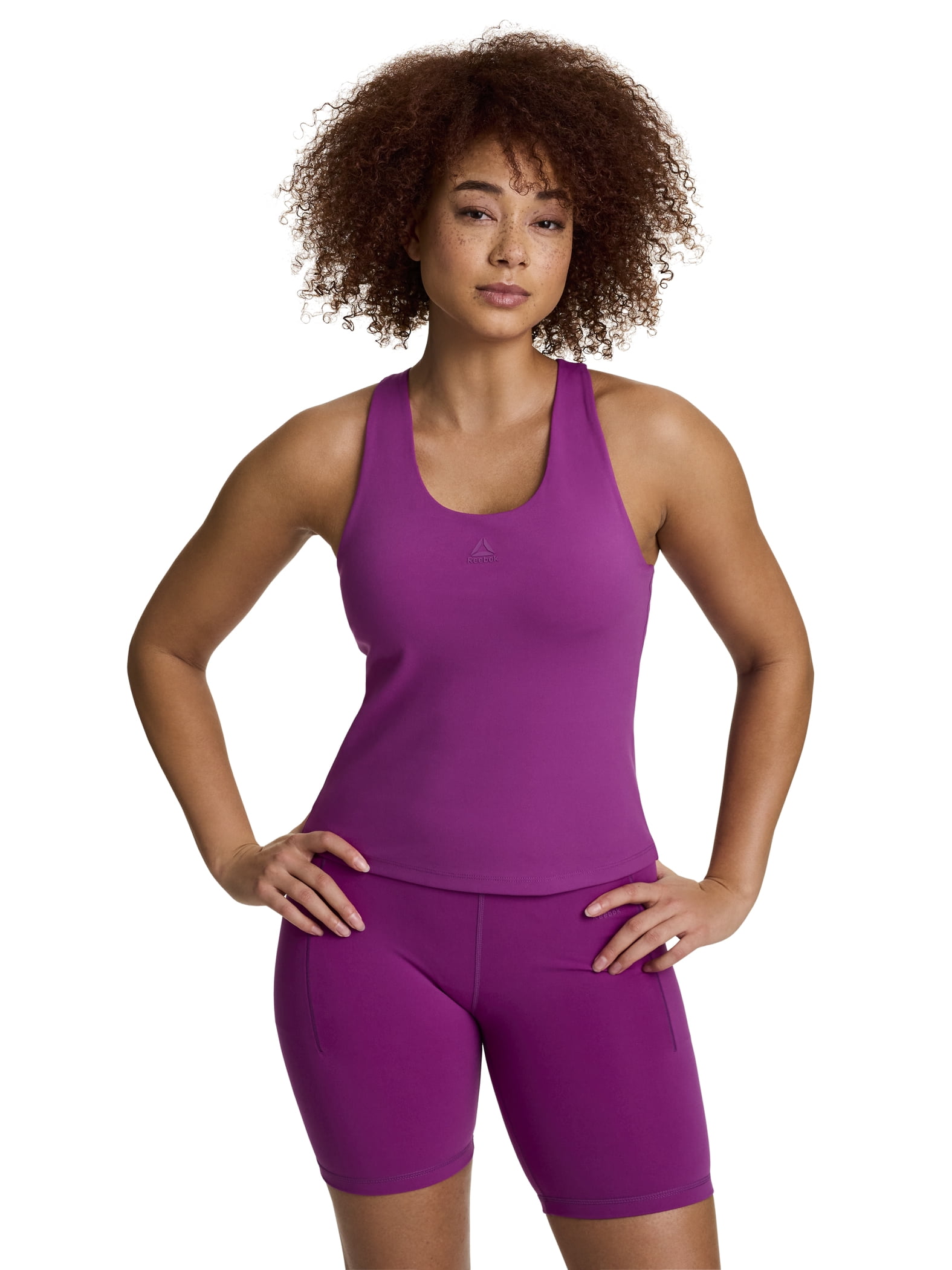 Reebok Women's Medium Impact Move Bra Tank with Removable Cups, Sizes ...