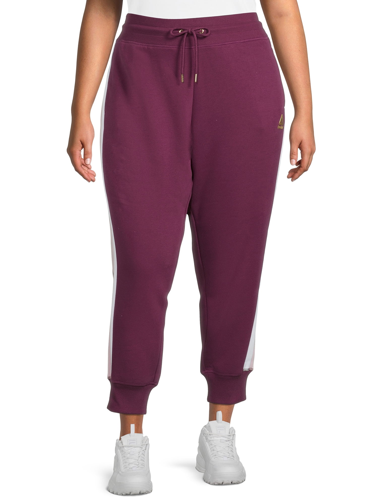 Reebok Women’s Plus Fierce Color Block Jogger with Pockets - Walmart.com