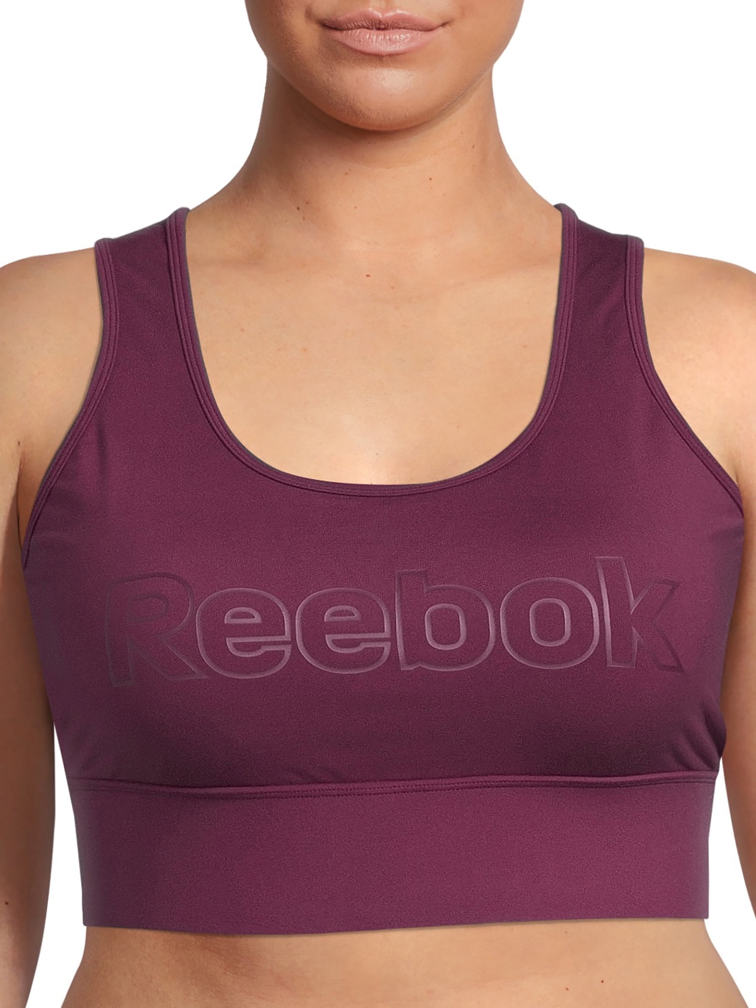 Reebok Women's Plus Renew Long Line Medium Impact Sports Bra - Walmart.com