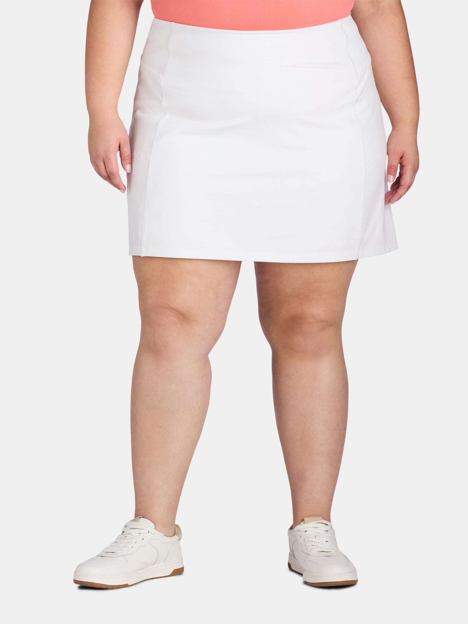 Reebok Women's and Women's Plus Evolution Knit Skort, with Built-In ...