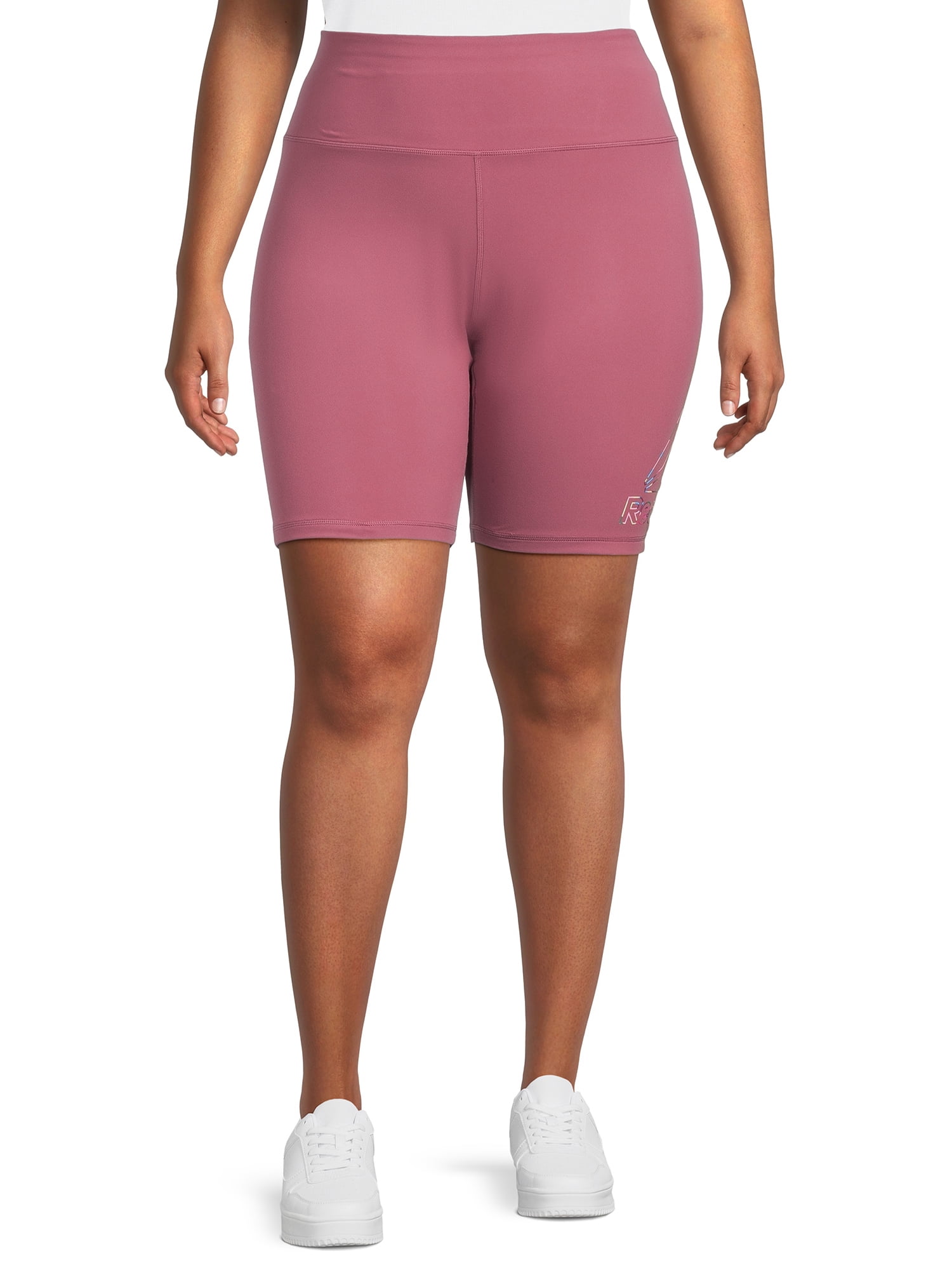 Reebok Women’s Plus Size High-Rise Bike Shorts, 7” Inseam - Walmart.com