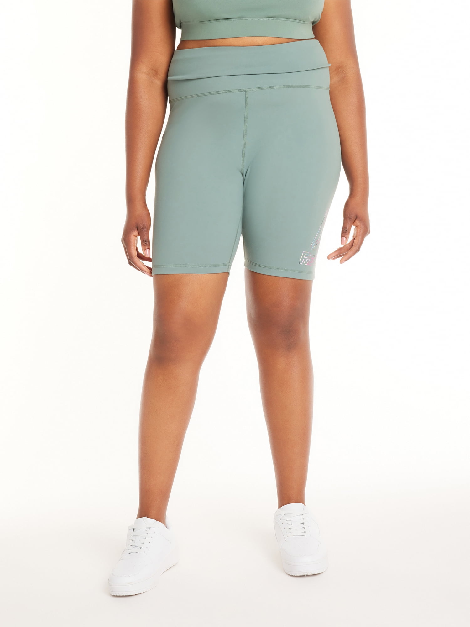 Reebok Women’s Plus Size High-Rise Bike Shorts, 7” Inseam - Walmart.com