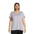 Reebok Women's Plus Size Legacy Performance Top with Short Sleeves ...