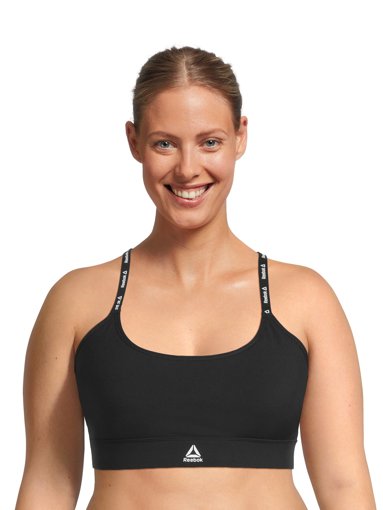 Reebok Women's and Women's Plus Low Impact Favorite Bra with Removable ...